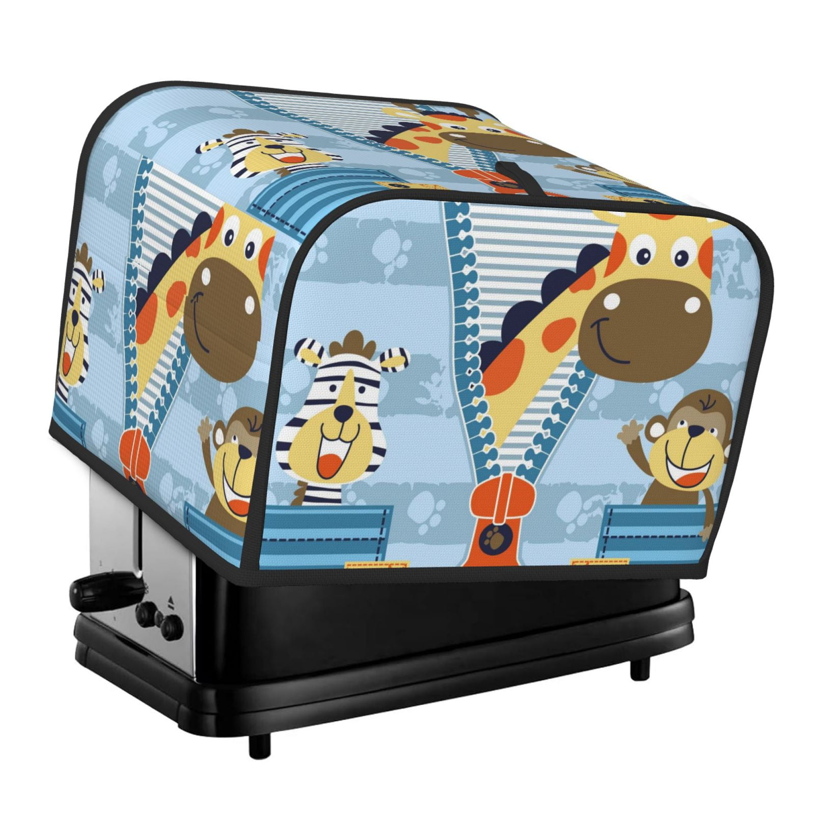 Honeii Giraffe Come Out From Zipper Print 4 slice Toaster Cover, Two ...