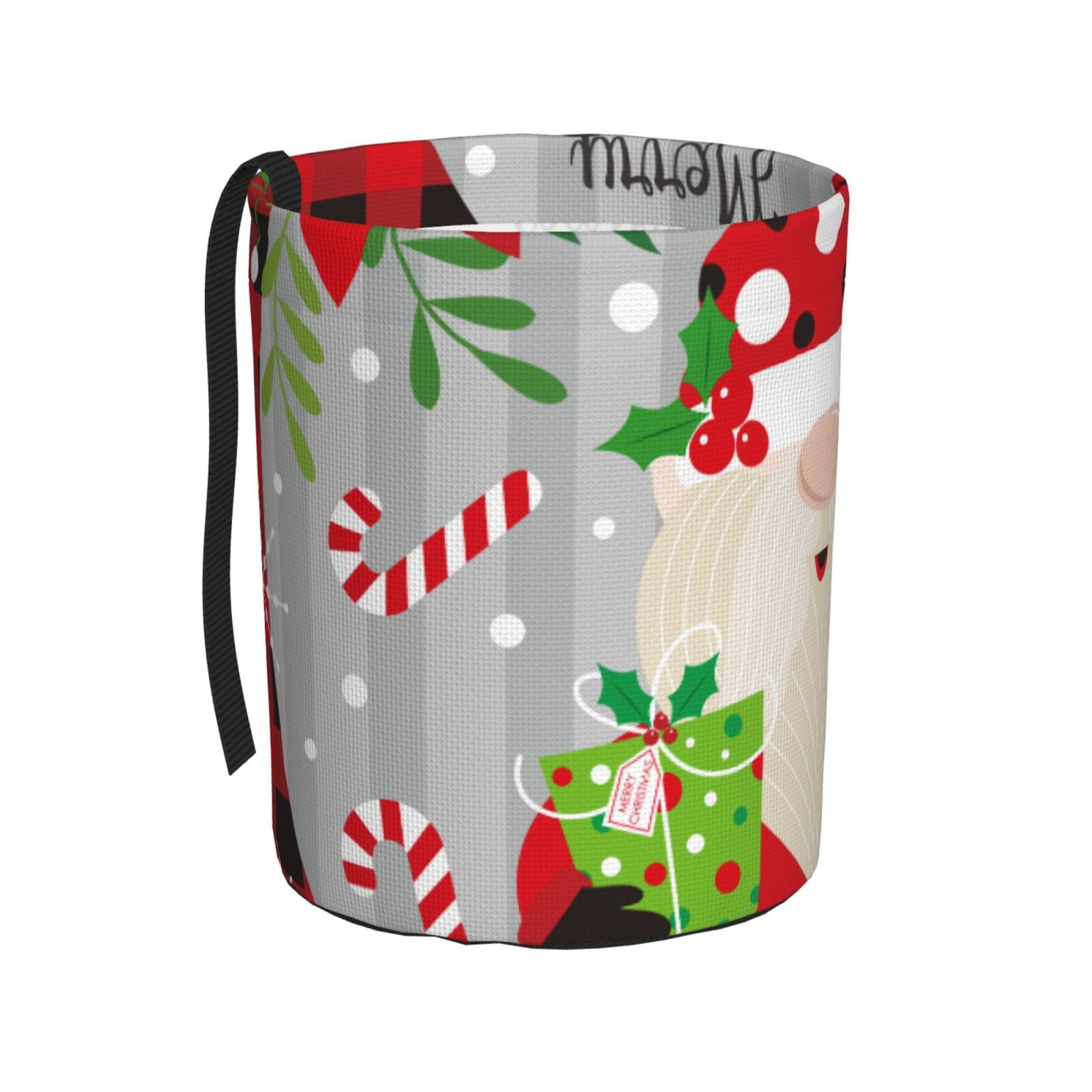Honeii Gnome And Buffalo Plaid Print Waterproof Car Trash Can ...