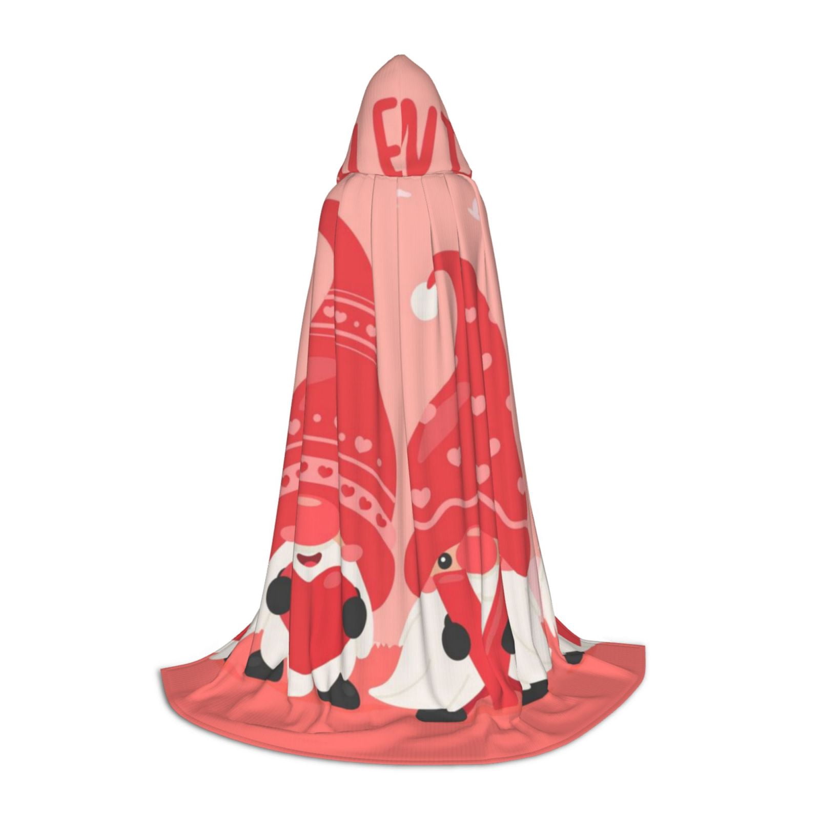 Honeii Gnomes Hold The Letters LOVE Print Poncho Cape, Cloak Coat ...