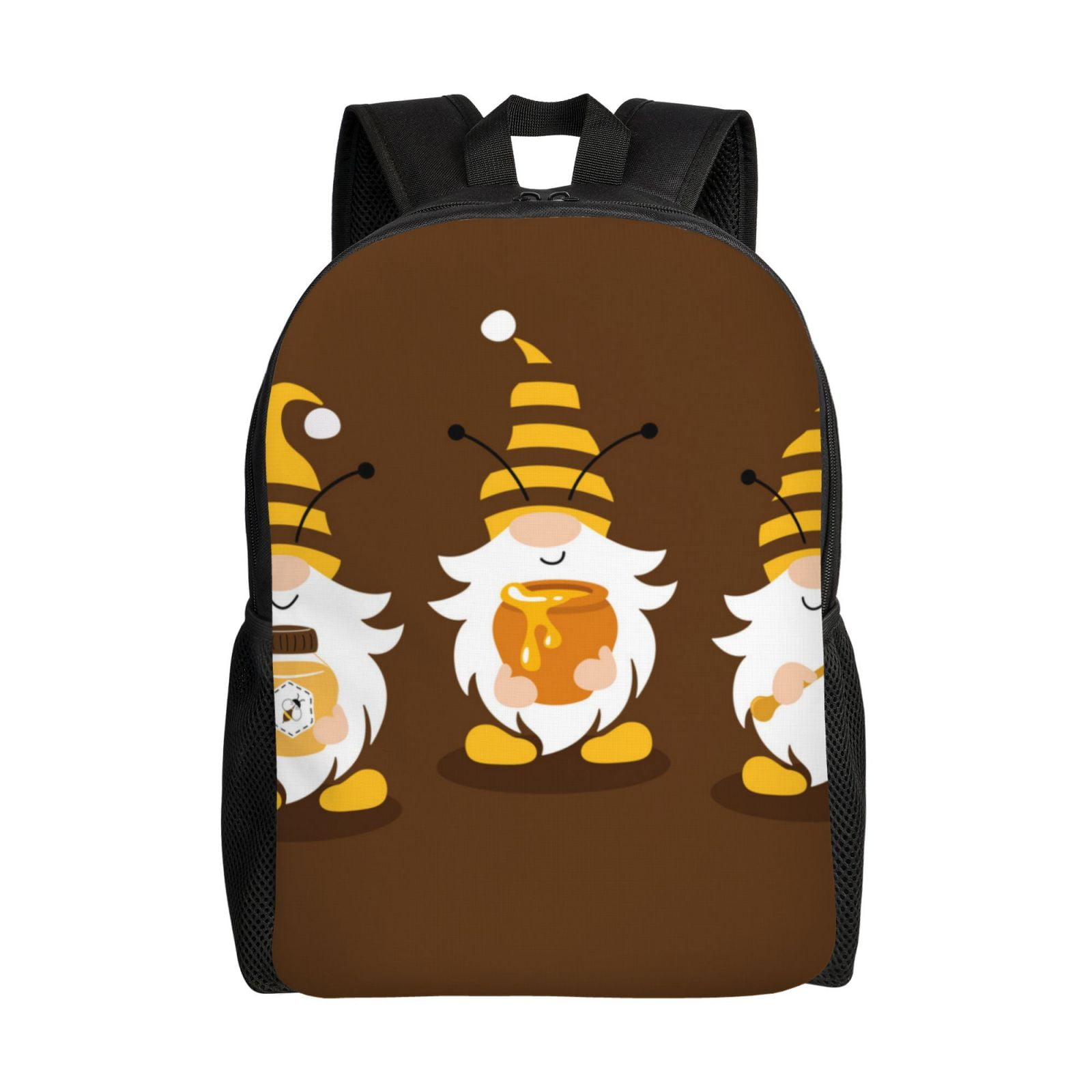 Honeii Gnomes With Honey Print Laptop Backpack for Work, College ...