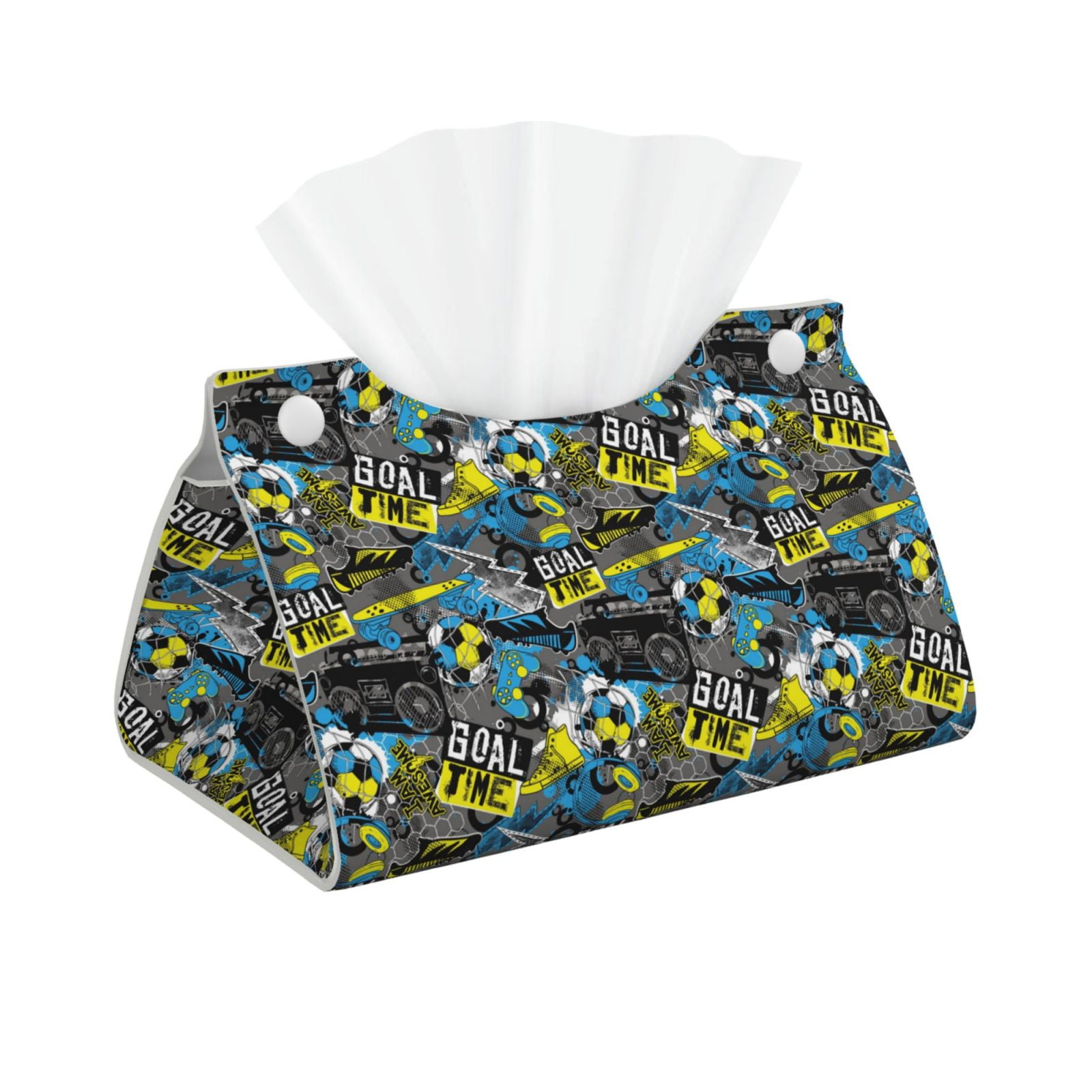 Honeii Goal Time for Tissue Box Cover/Holder - Covers Rectangular ...