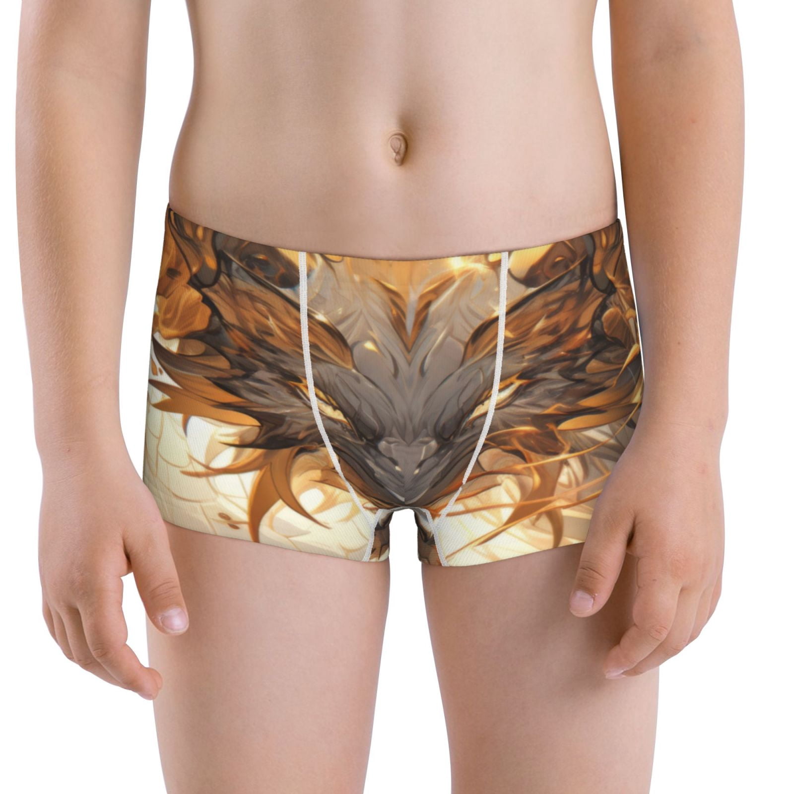 Honeii Golden Horned White Dragon for boys And Toddler Underwear, Comfort Cotton and Boxer ...
