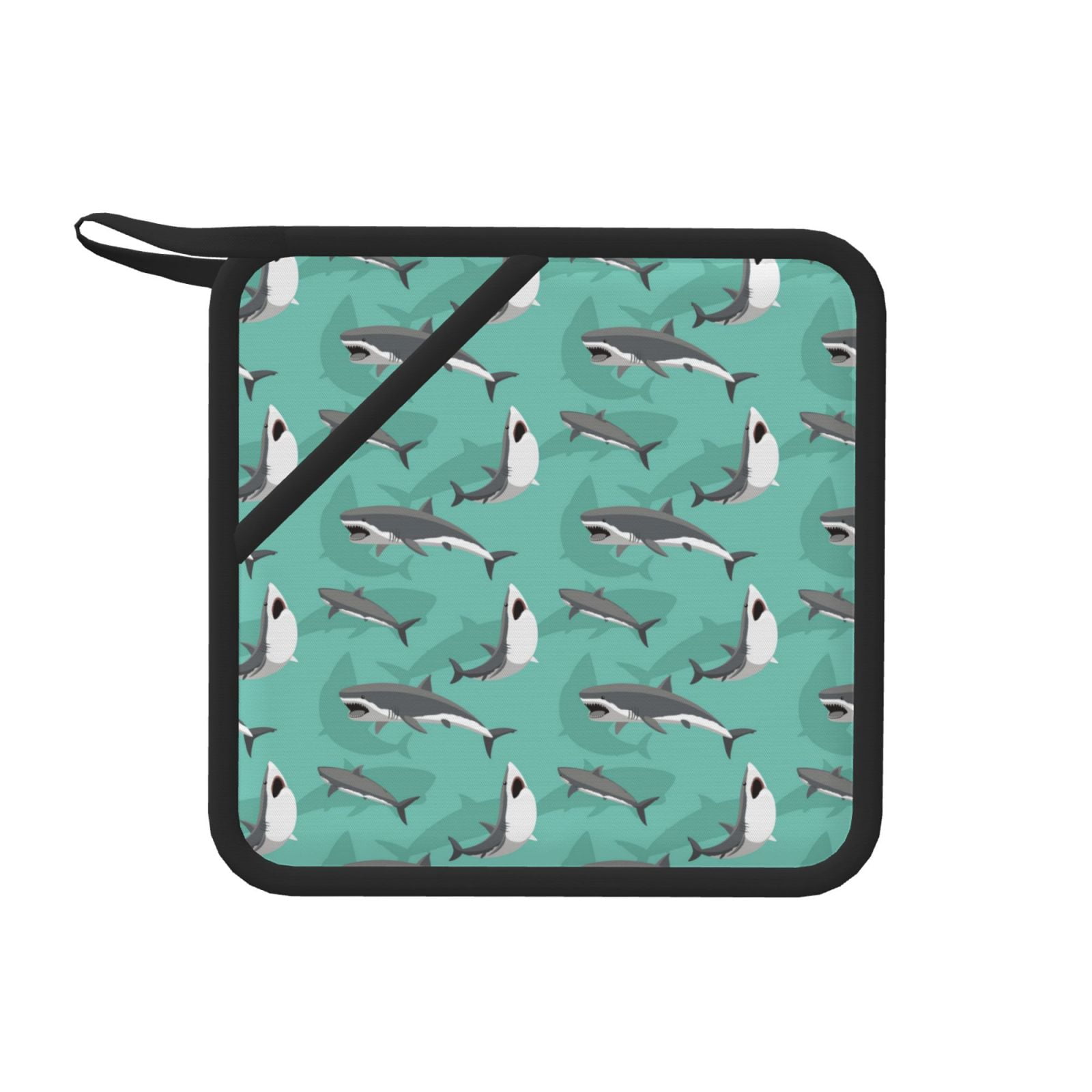 Honeii Great White Shark for Silicone Trivets for Hot Pots and Pans ...