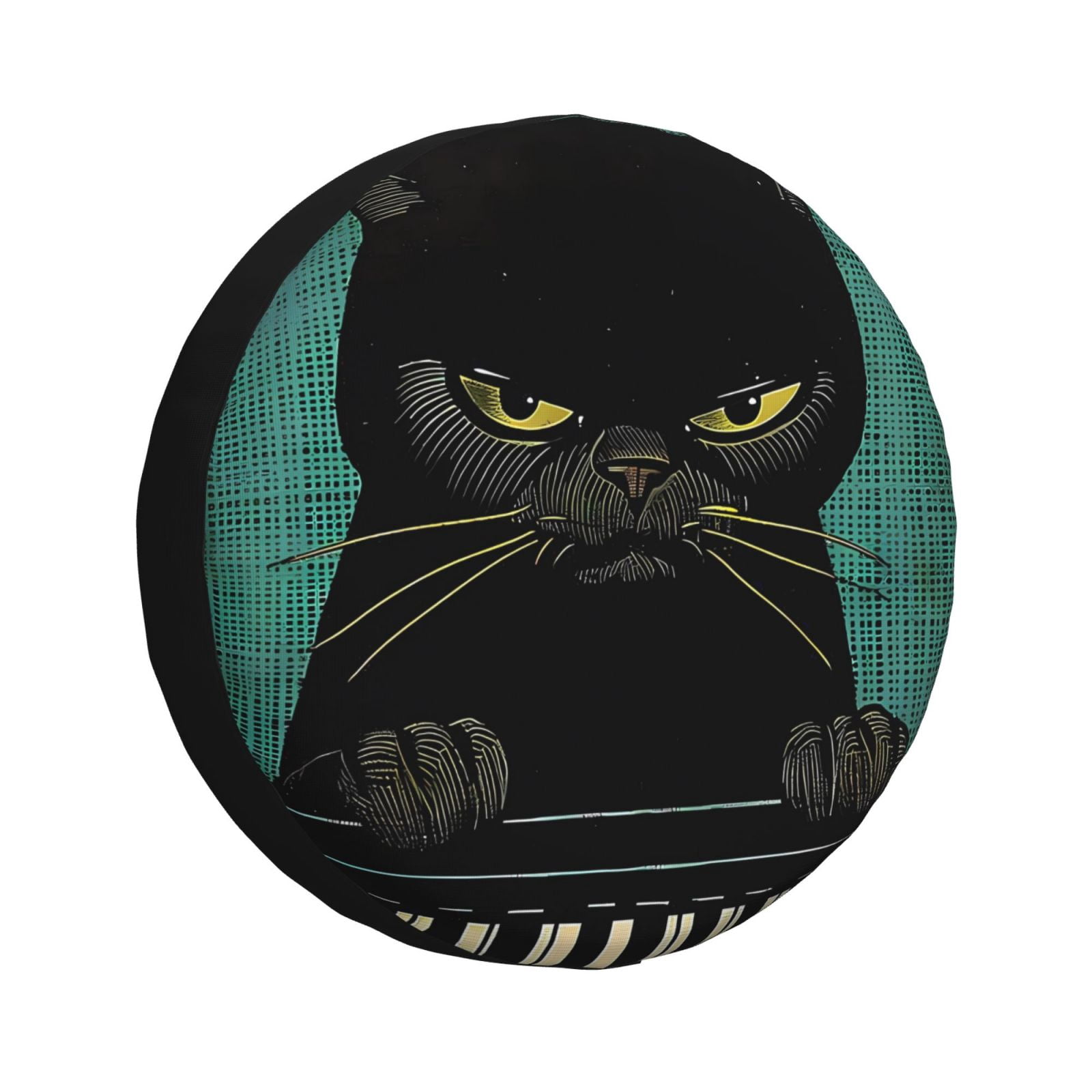Honeii Grumpy Cat Pianist Print Tire Covers, Waterproof Anti-UV Sun ...