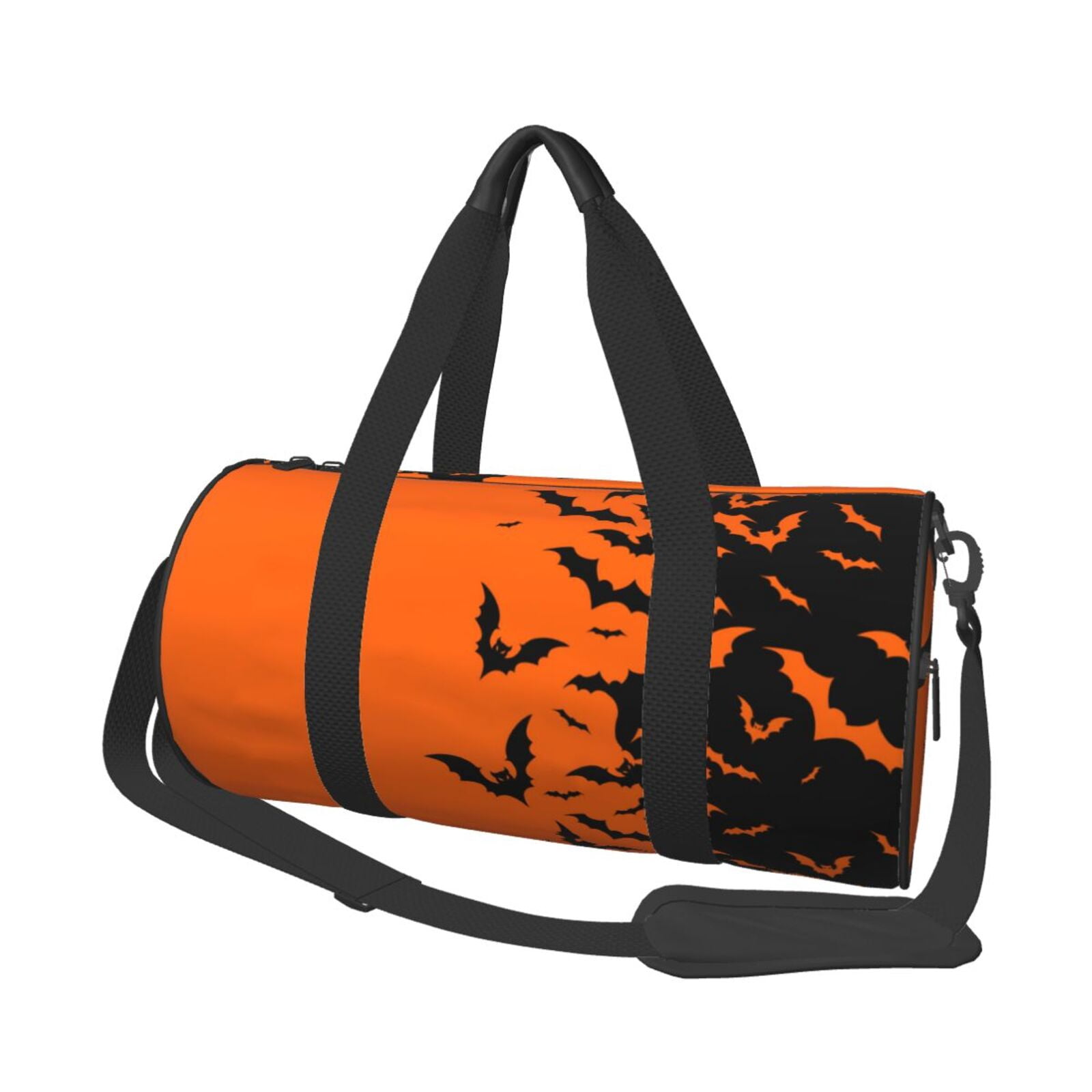 Honeii Halloween Bats Print Duffle Bag and Adjustable Strap,Foldable ...
