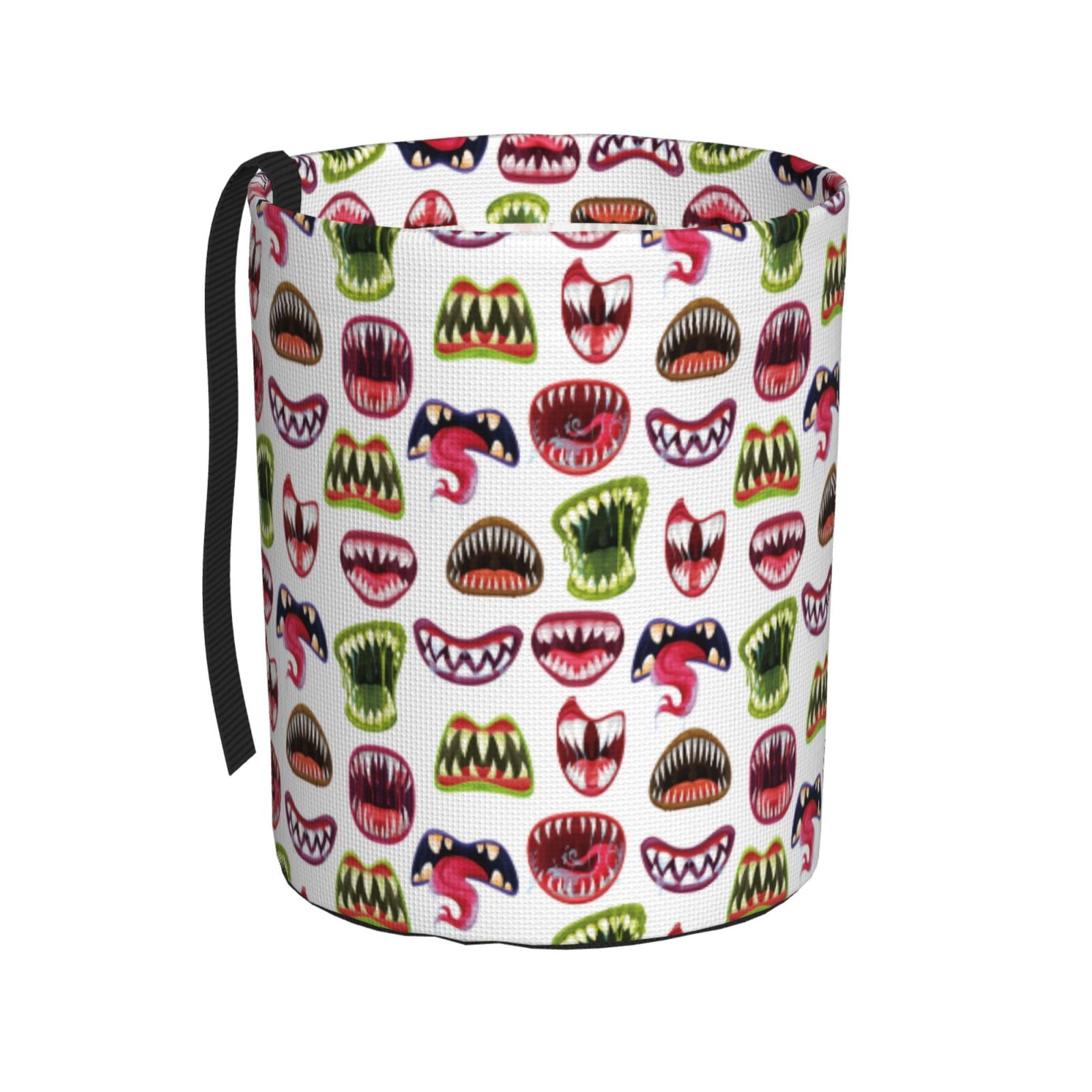 Honeii Halloween Mouth Print Waterproof Car Trash Can,Waterproof ...