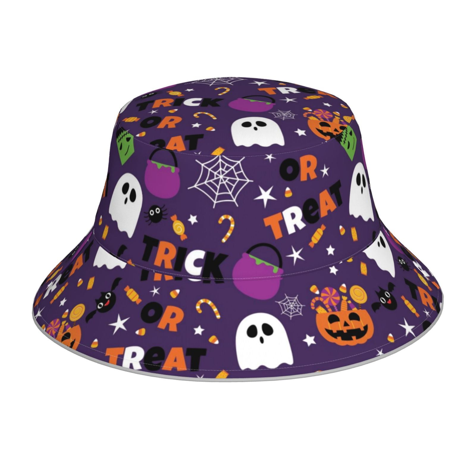 Honeii Halloween Sweet Candy for Unisex Bucket Hat Waterproof Rain Hat ...