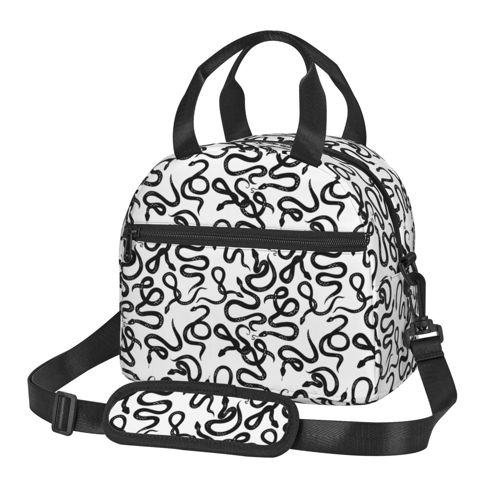 Honeii Hand Drawn Snake for Insulated Lunch Box, Lunch Bag Lunch Cag ...