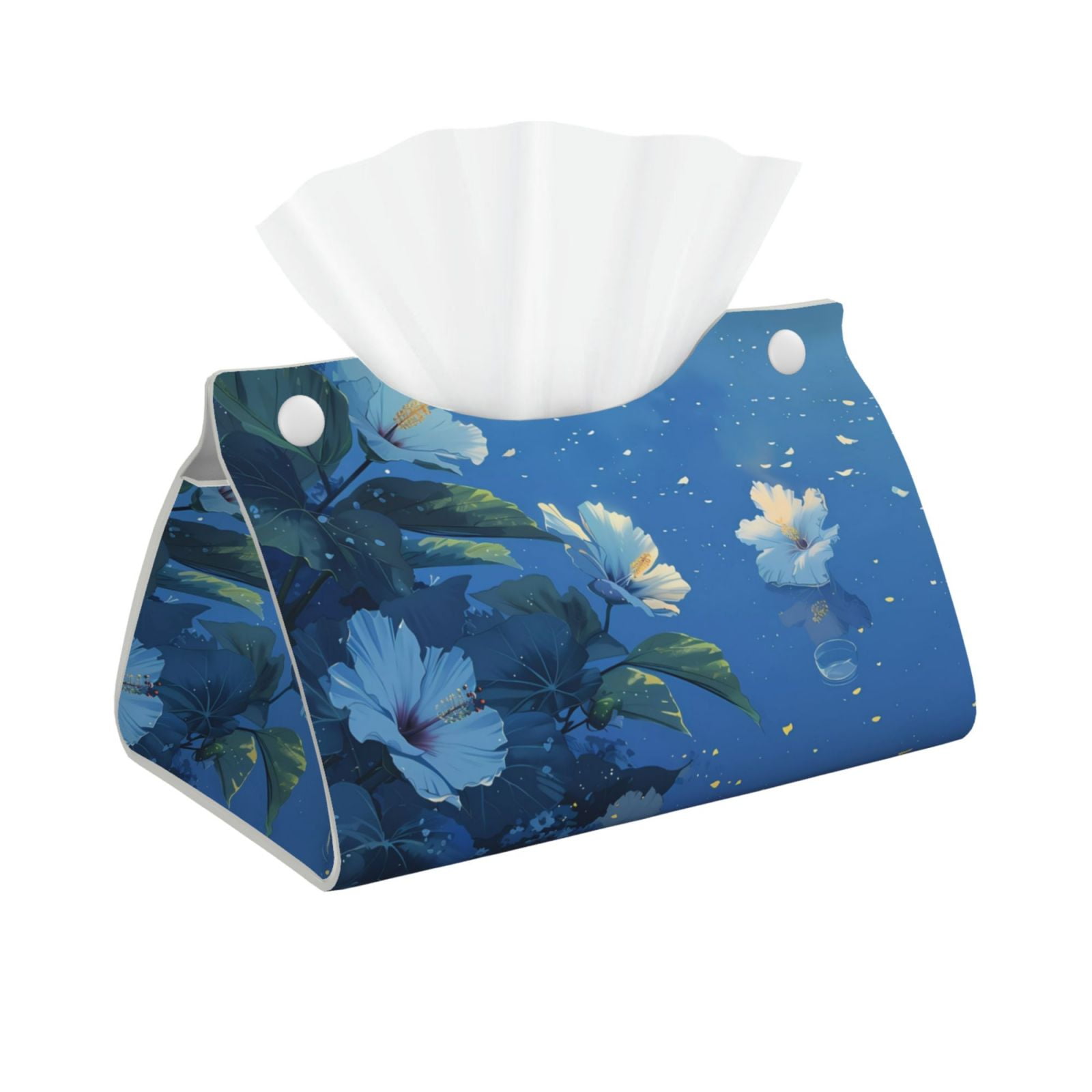 Honeii Hibiscus Flowers Calm Water for Tissue Box Cover/Holder - Covers ...
