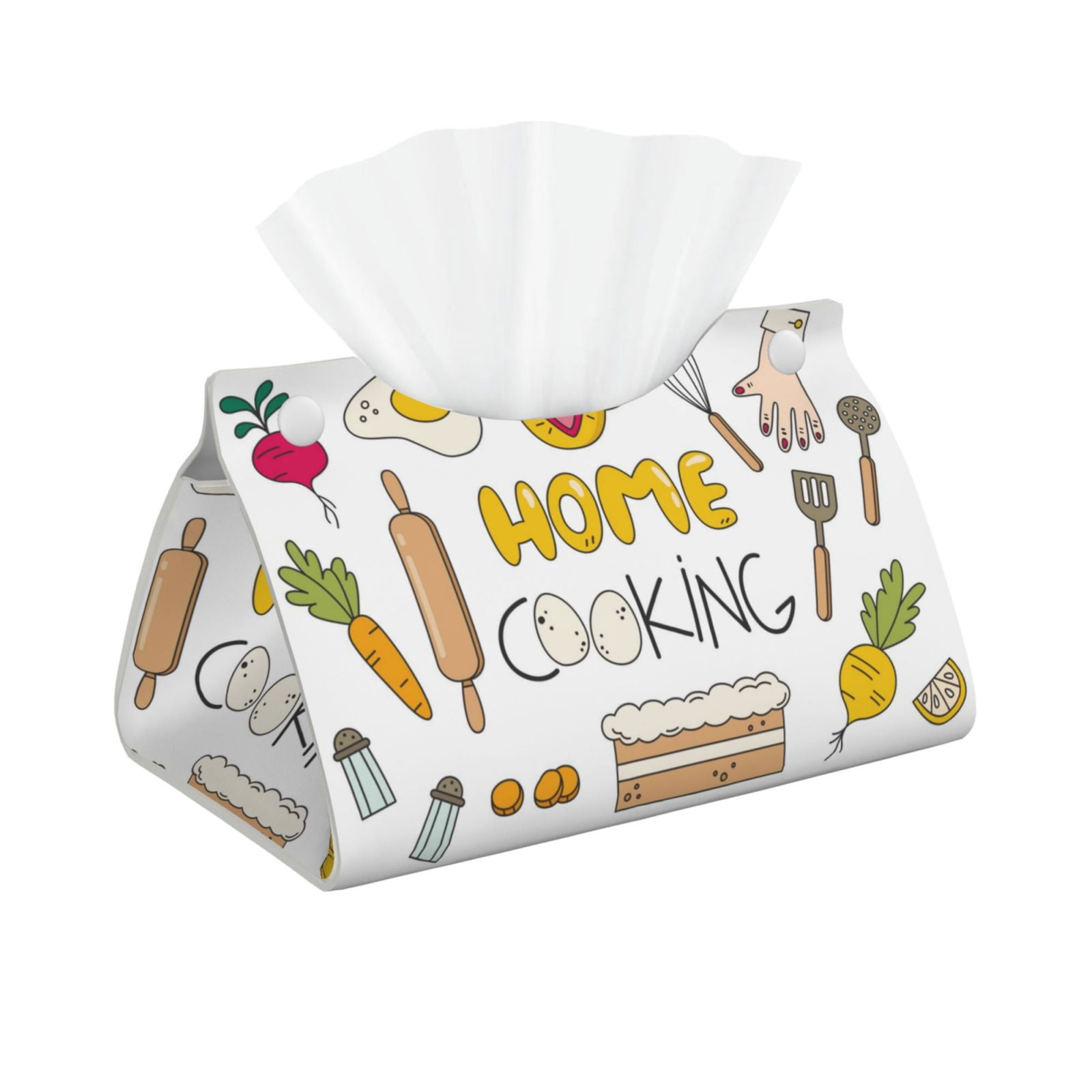 Honeii Home Cooking for Tissue Box Cover/Holder - Covers Rectangular ...