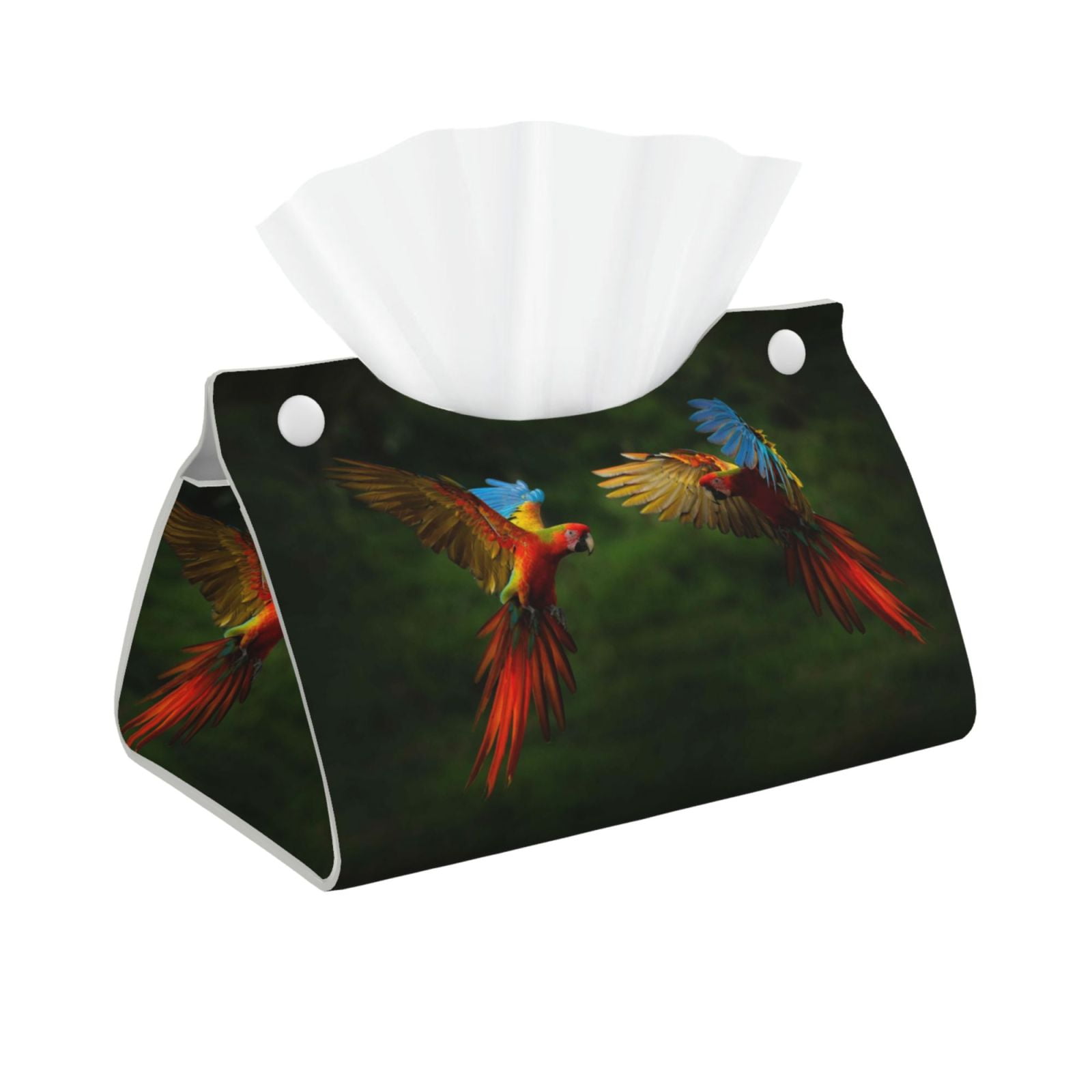 Honeii Hybrid Parrot in the Forest for Tissue Box Cover/Holder - Covers ...
