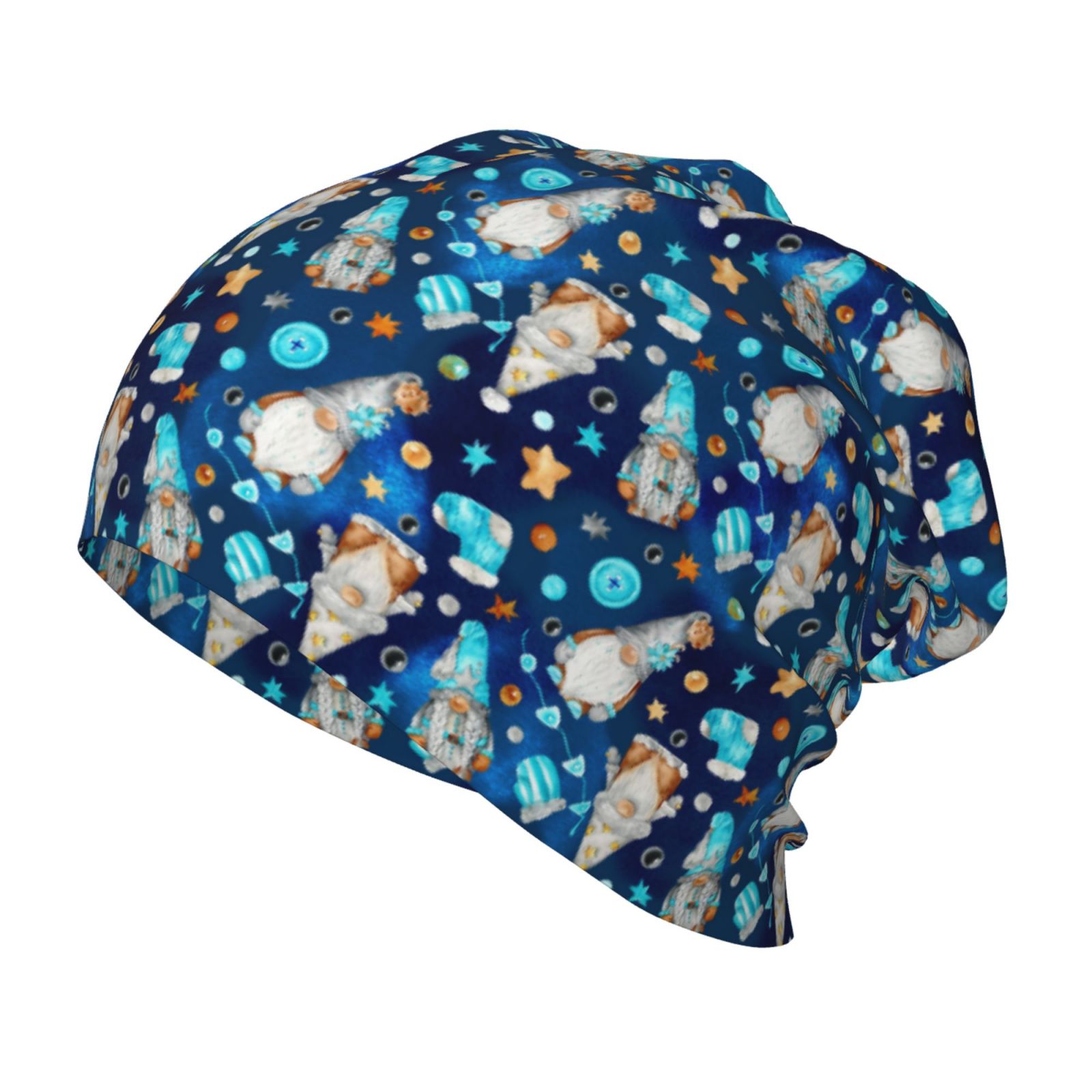 Honeii Ice blue old man cute winter Print Kids Knit Beanie Watch Hat ...
