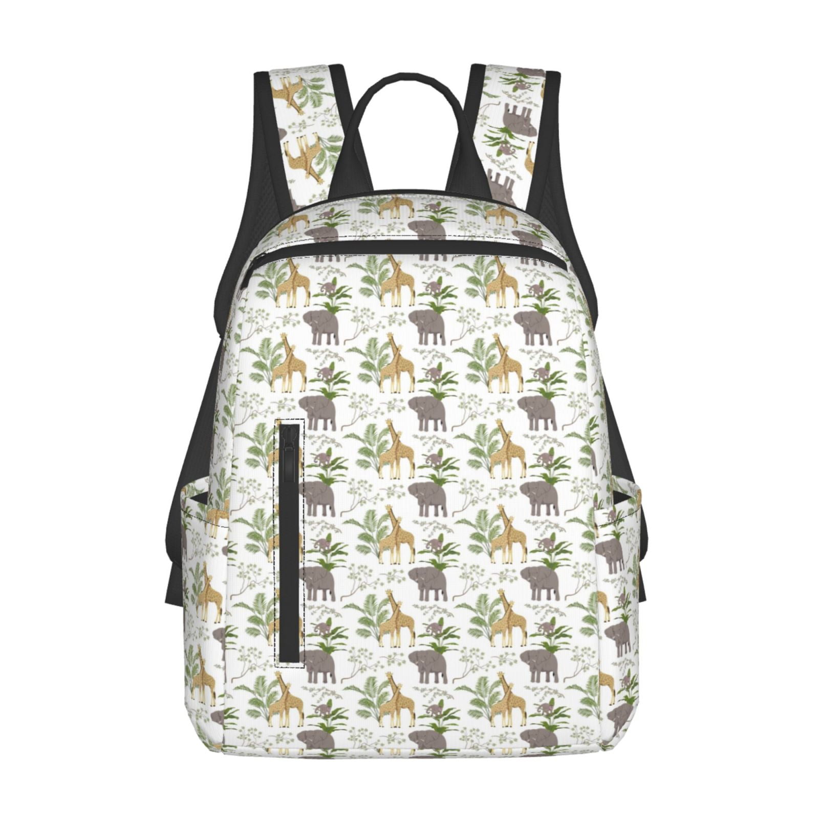 Honeii Jungle Animal Print Lightweight Backpacks,Carry on Backpack ...