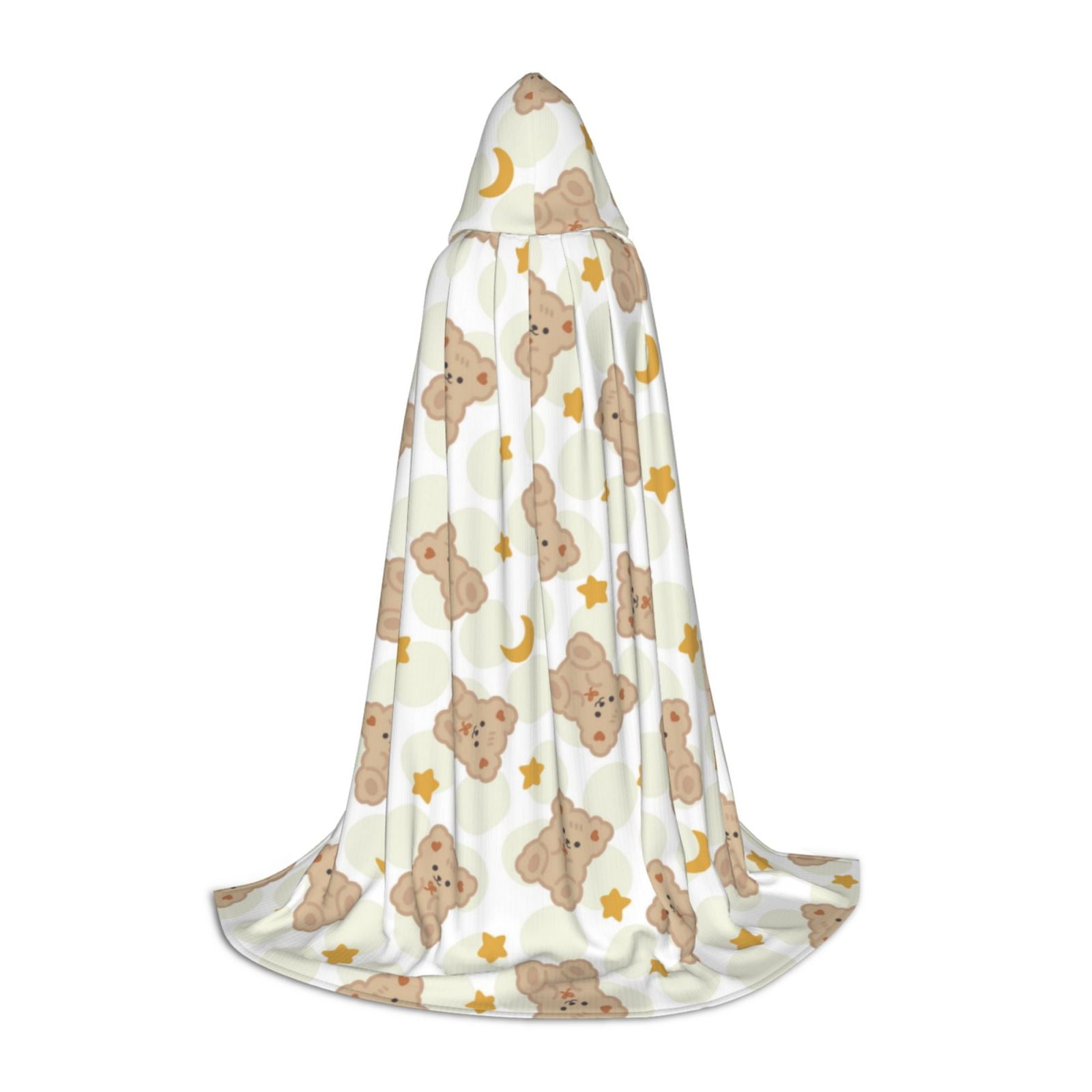 Honeii Kawaii Bear Print Poncho Cape, Cloak Coat, Snuggly Hooded ...