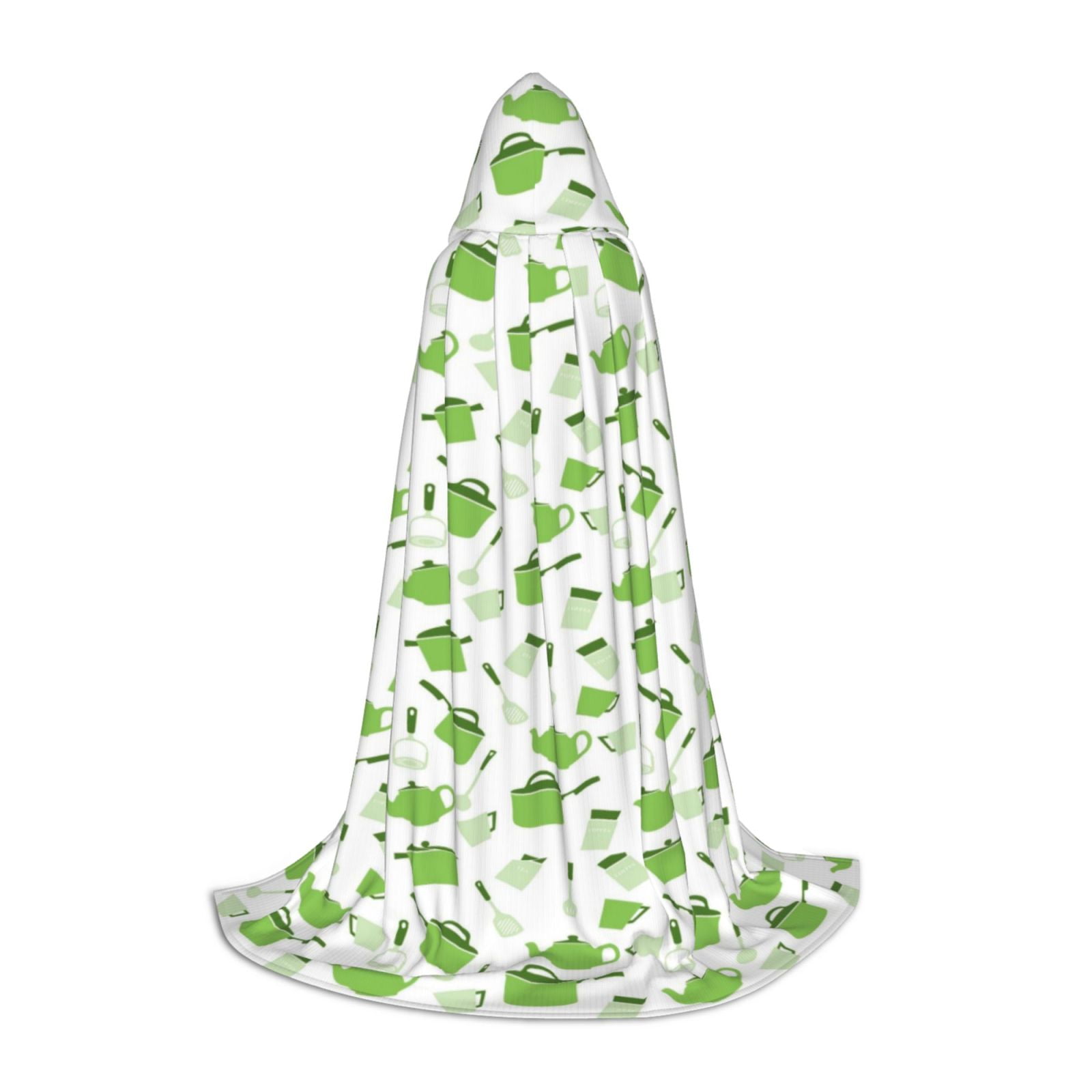 Honeii Kitchen Utensiles Cooking Pots Print Poncho Cape, Cloak Coat ...