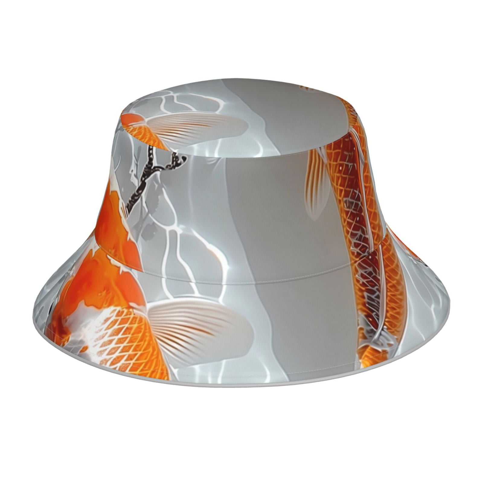 Honeii Koi Fish Water for Unisex Bucket Hat Waterproof Rain Hat ...