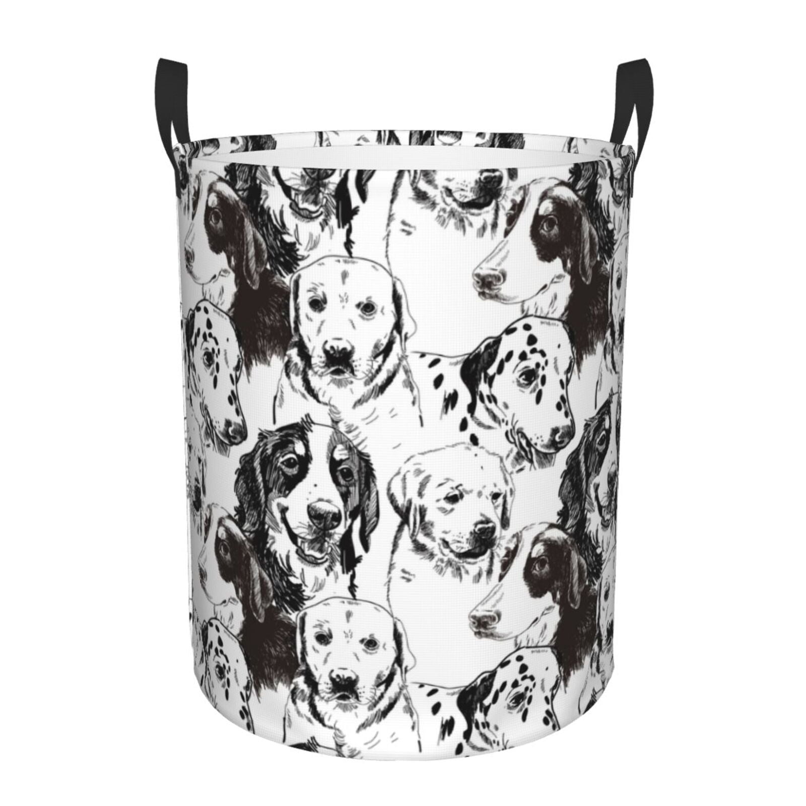 Honeii Labrador Retriever Dog Print Laundry Hamper Basket,Baby Nursery ...
