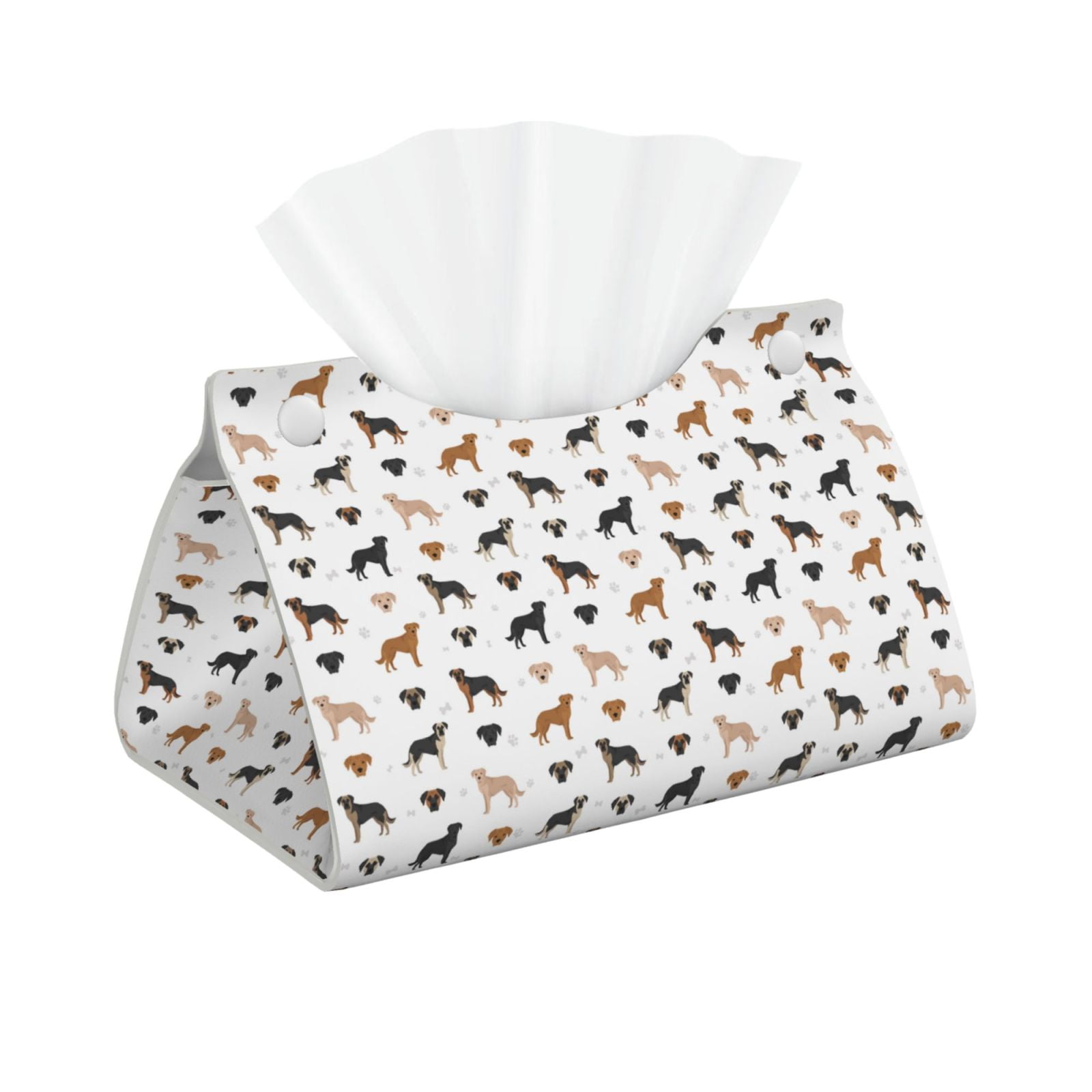 Honeii Labrador Retriever Dog for Tissue Box Cover/Holder - Covers Rectangular Shaped Boxes with ...