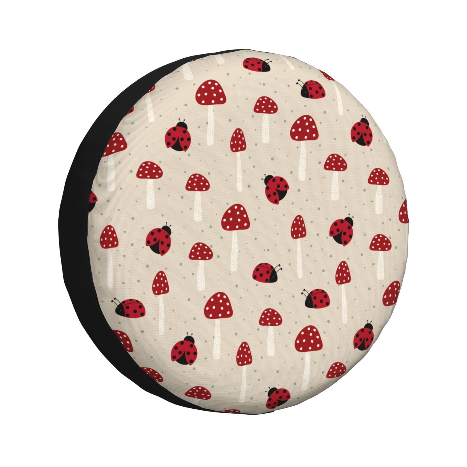 Honeii Ladybug With Mushroom Print Tire Covers, Waterproof Anti-UV Sun ...