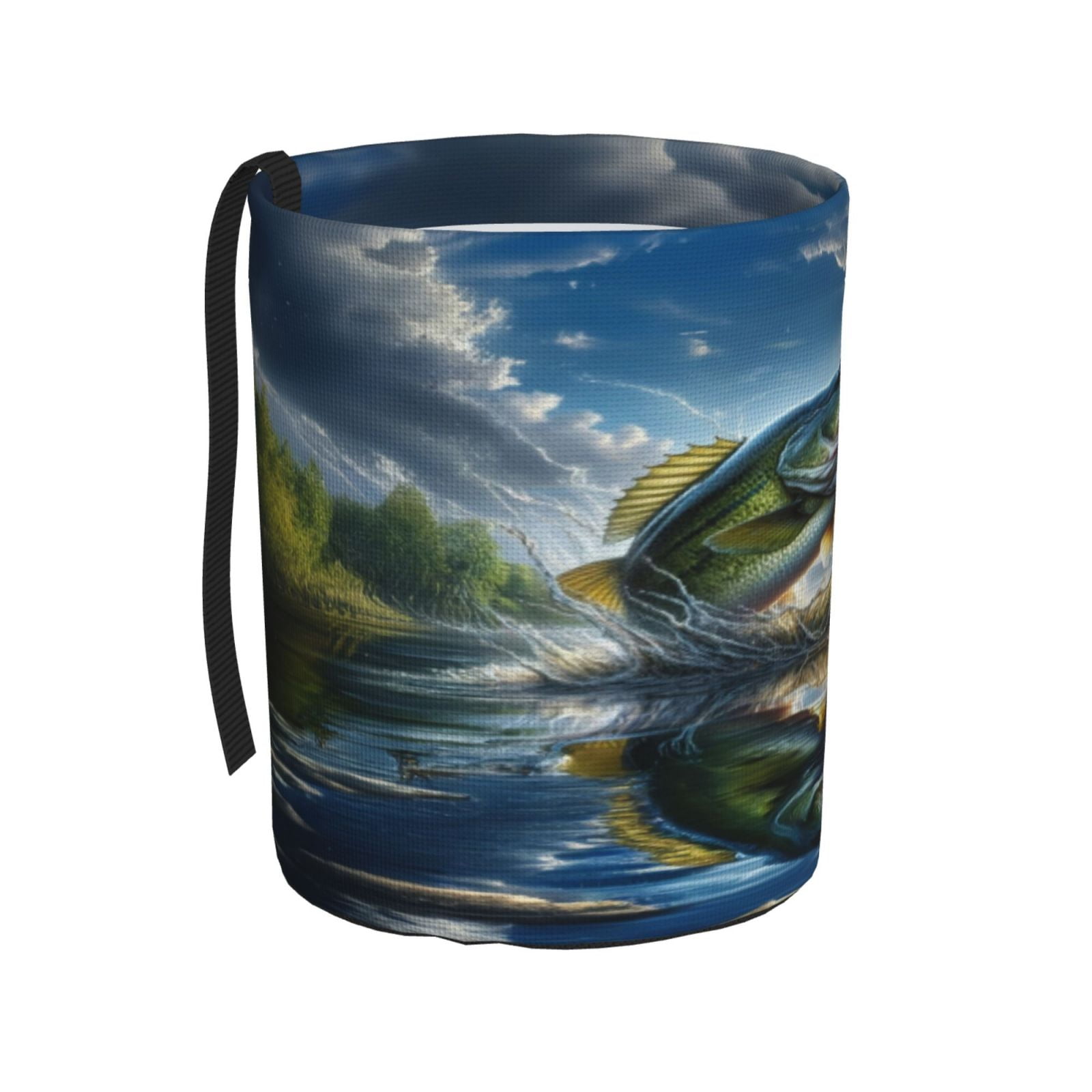 Honeii Largemouth Bass Jumping Out of The Water Print Waterproof Car ...