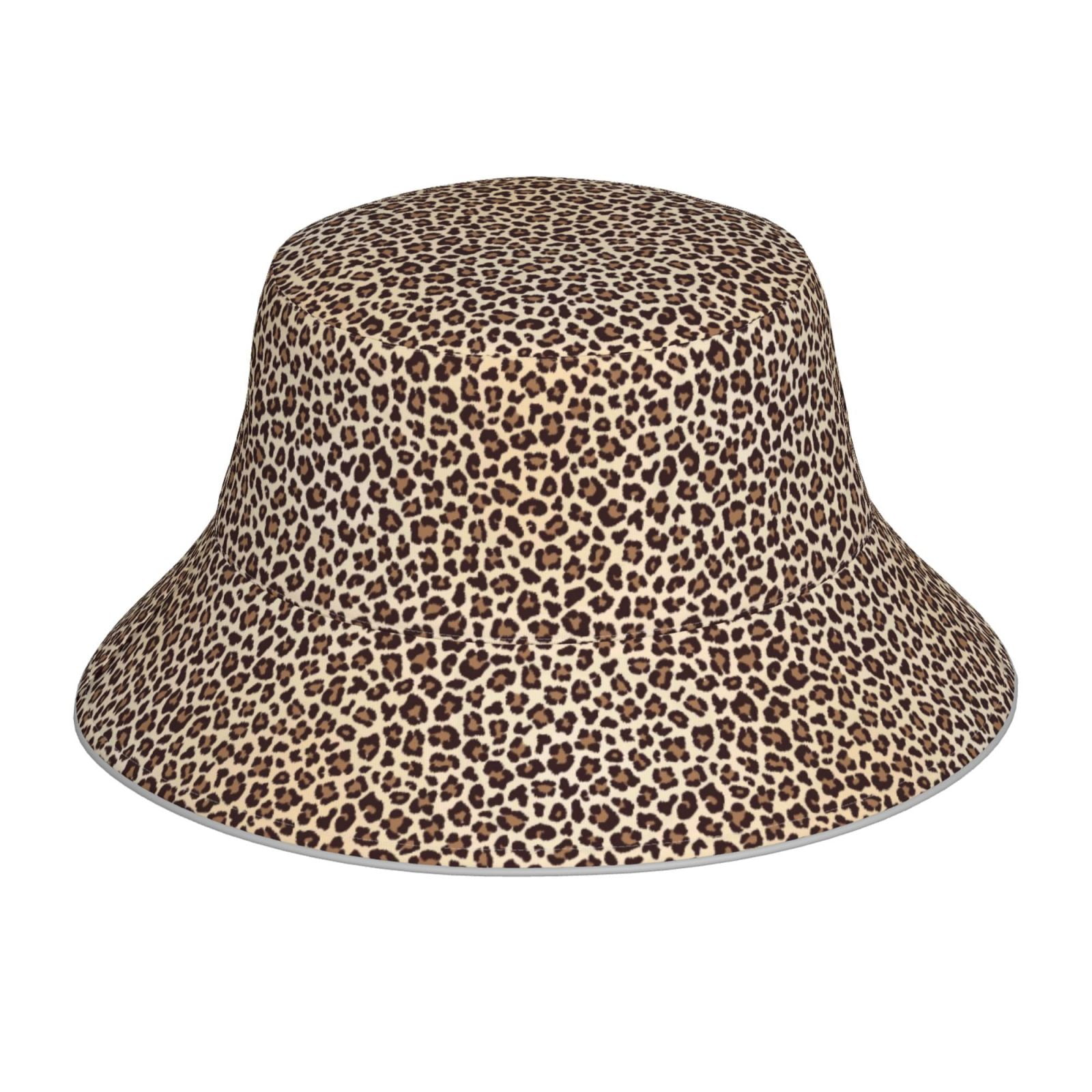 Honeii Leopard Print-2 for Unisex Bucket Hat Waterproof Rain Hat ...