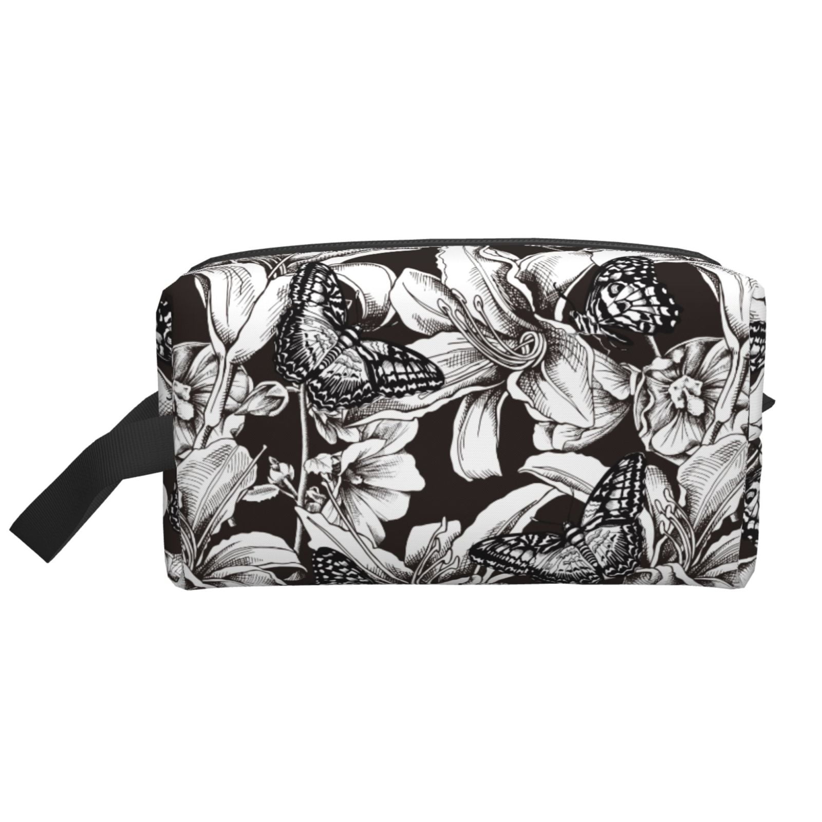 Honeii Lilies Flowers Print Multi-Purpose Storage Bag,Hanging Dopp Kit ...