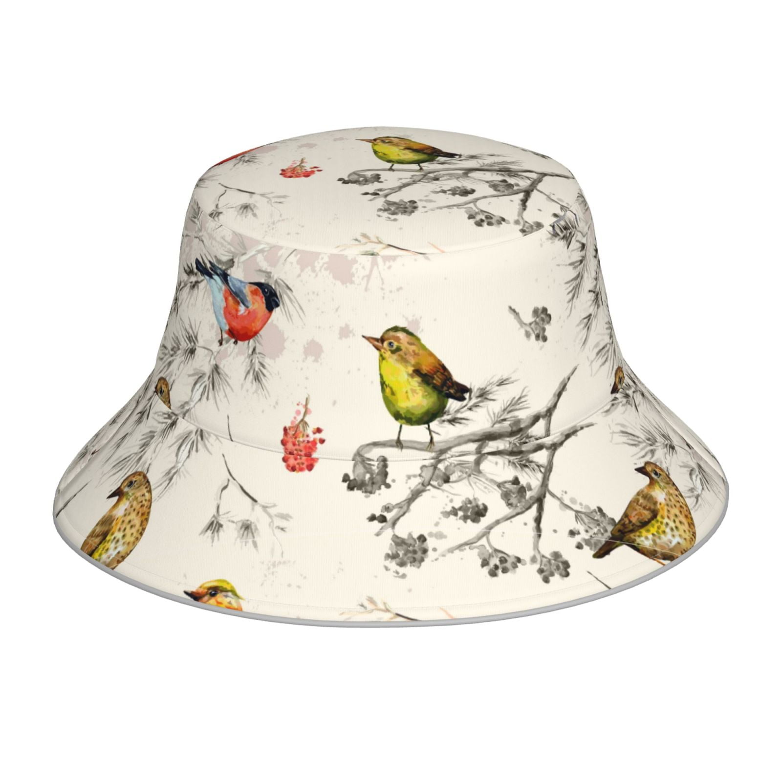 Honeii Little Birds for Unisex Bucket Hat Waterproof Rain Hat ...
