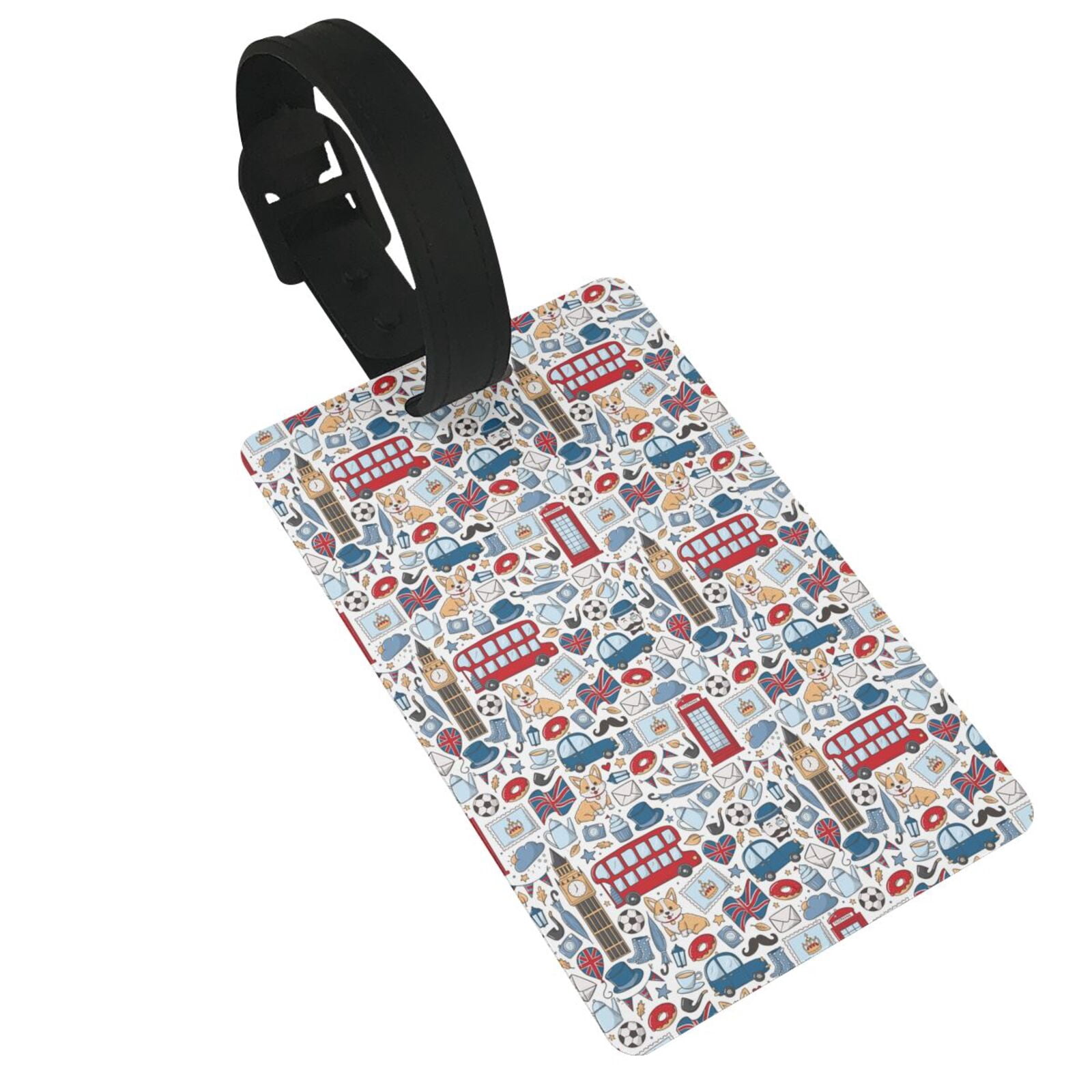 Honeii London Symbols1 Print Luggage Tags for Suitcases, Airplane ...
