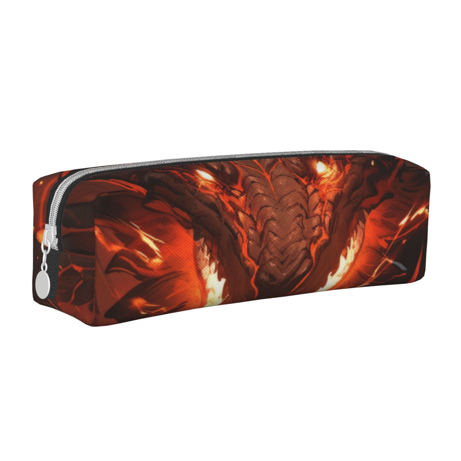 Honeii Magma Fire Black Dragon Pattern Pencil Case, Pencil Pouch ...