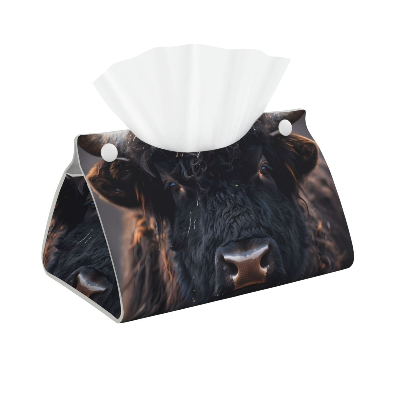 Honeii Majestic Black Yak for Tissue Box Cover/Holder - Covers ...