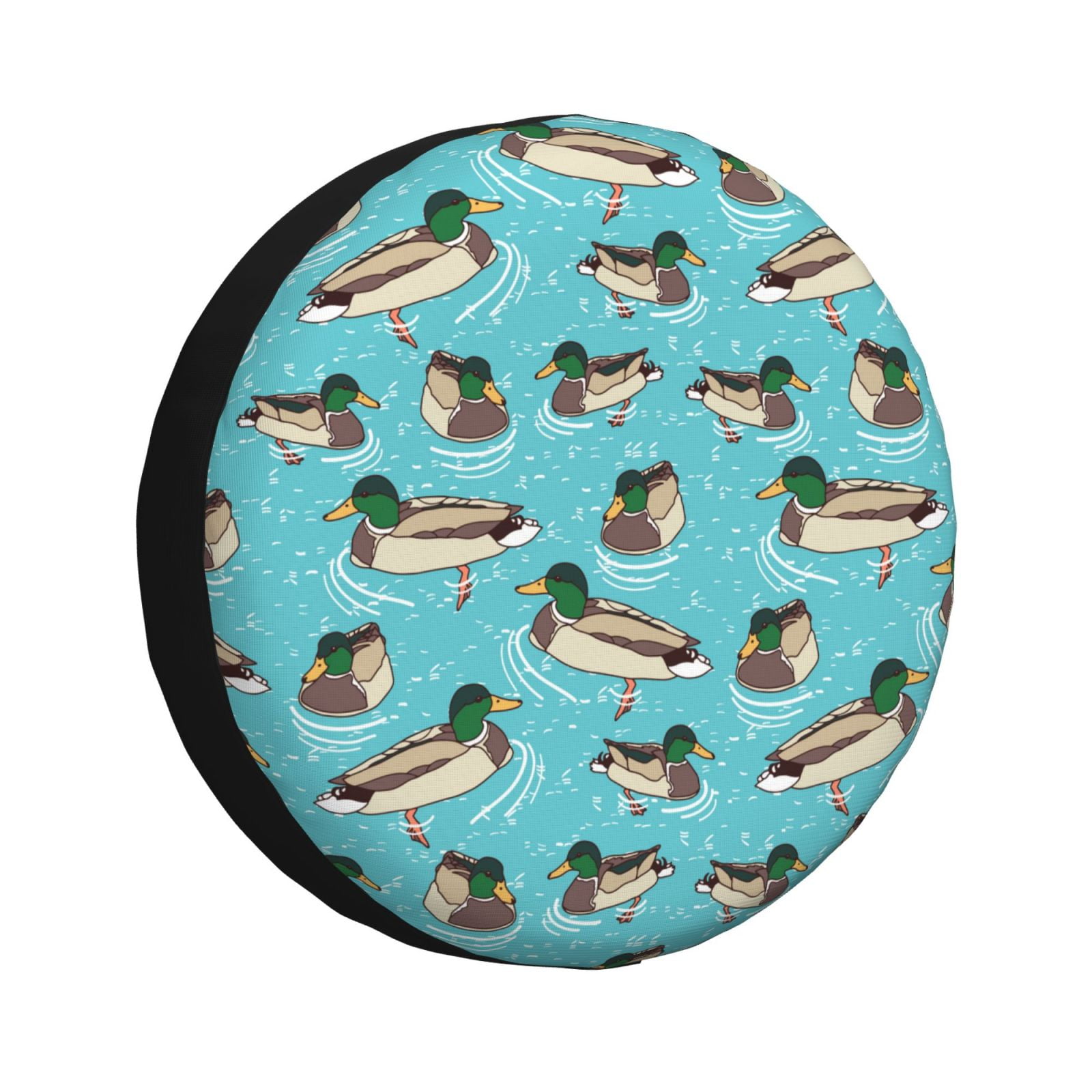 Honeii Mallard Ducks Swimming In The Lake Print Tire Covers, Waterproof ...