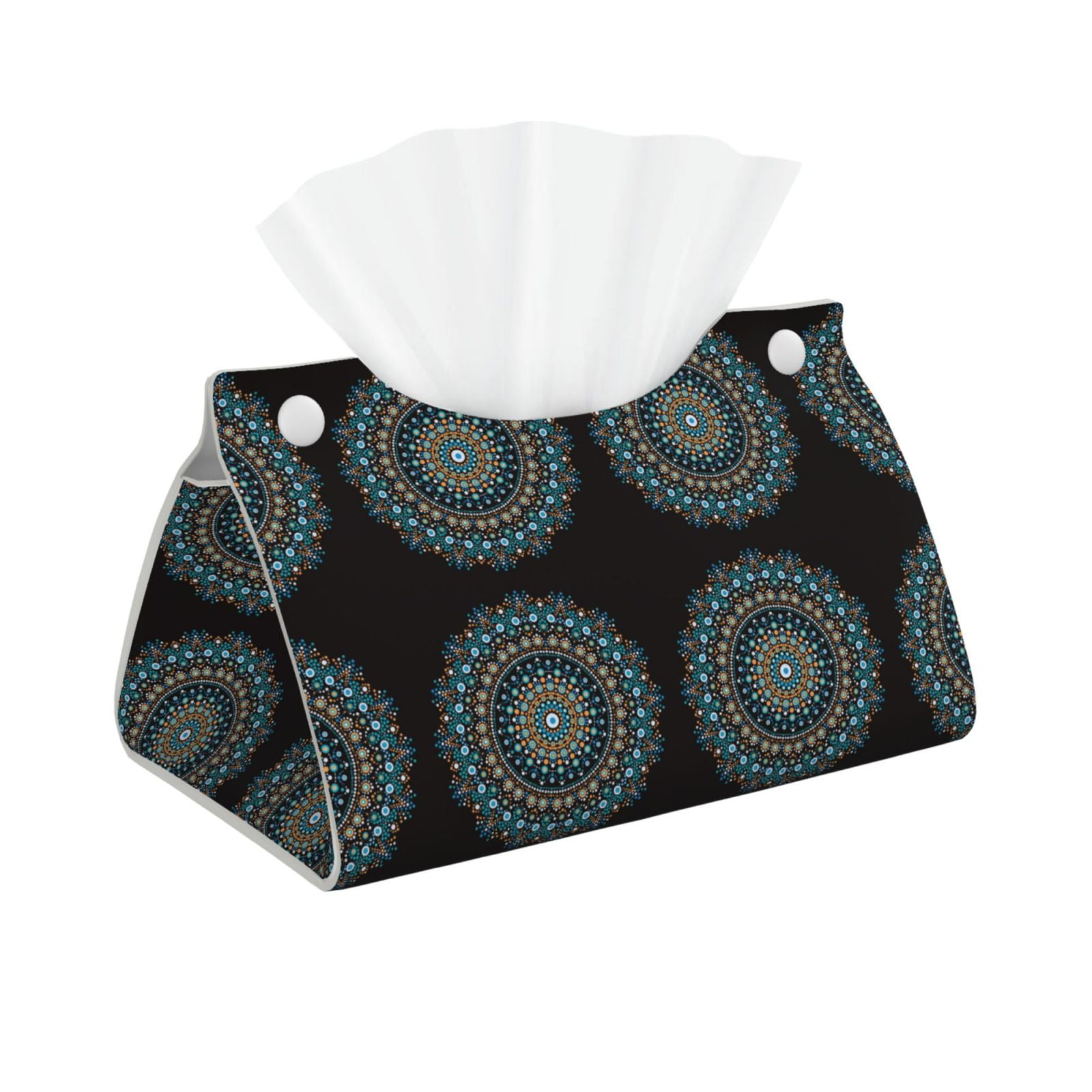 Honeii Mandala for Tissue Box Cover/Holder - Covers Rectangular Shaped ...