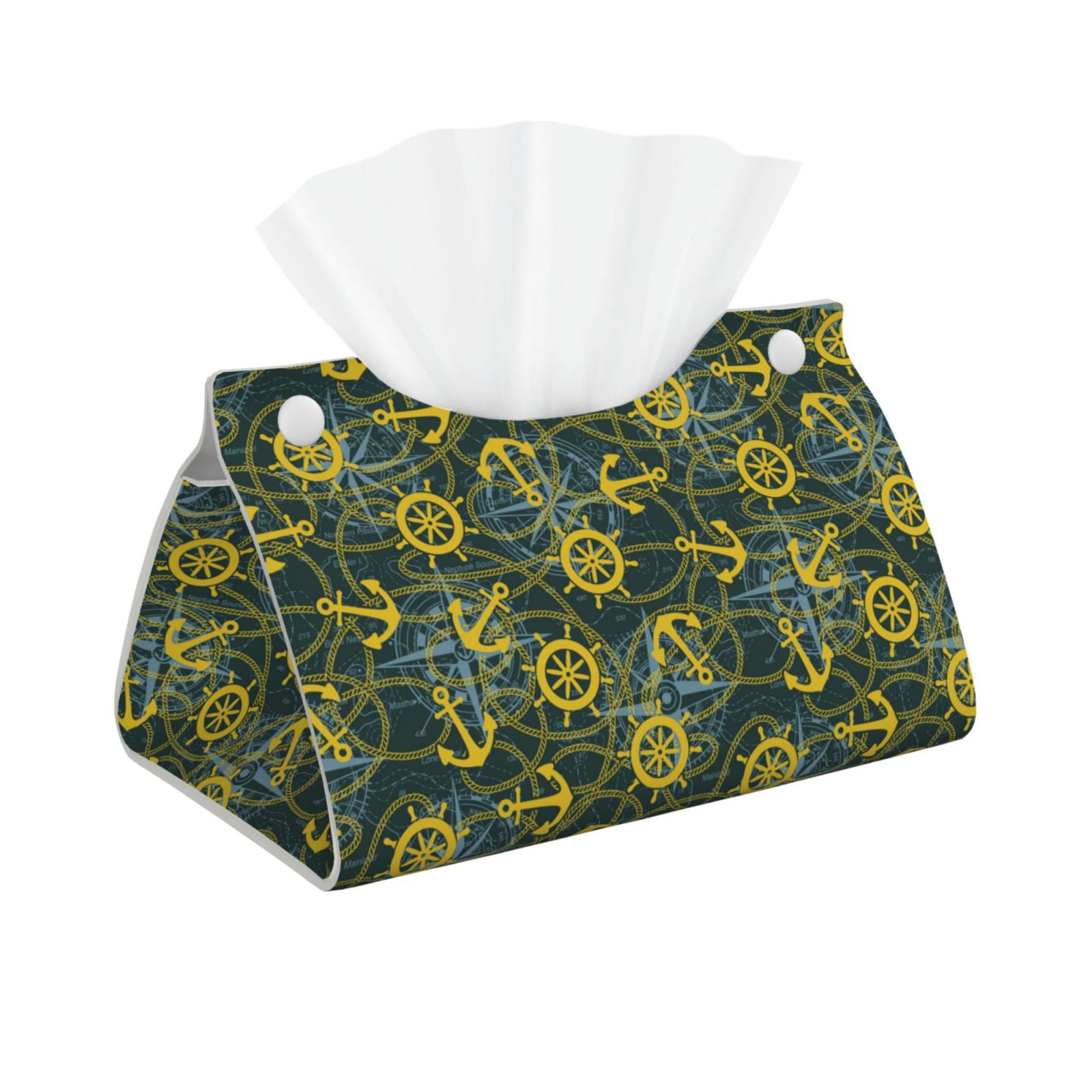 Honeii Marine Anchors And Compass for Tissue Box Cover/Holder - Covers ...