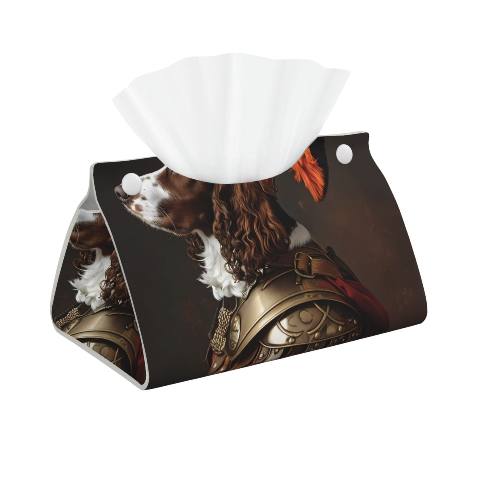 Honeii Medieval Knight Dog for Tissue Box Cover/Holder - Covers ...