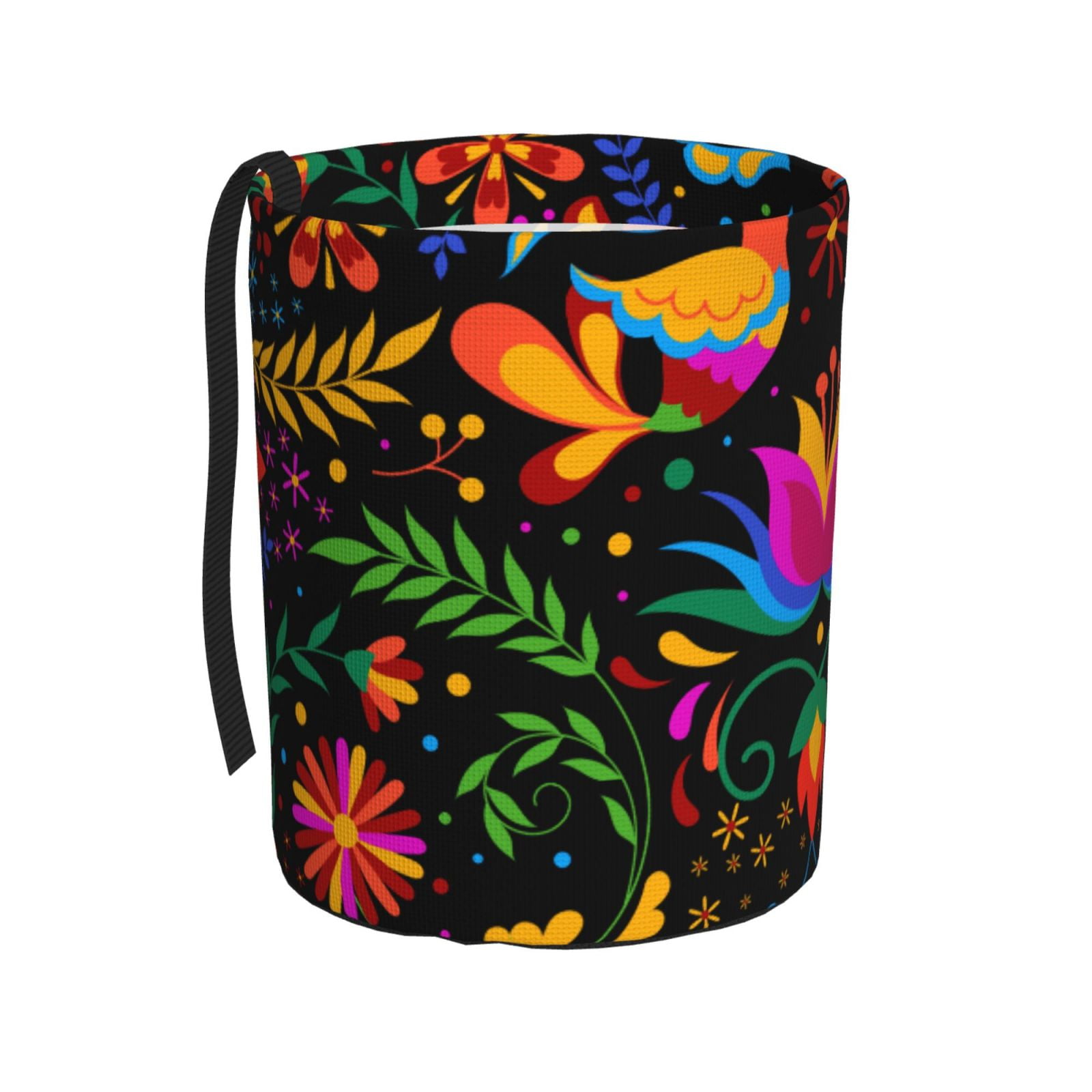 Honeii Mexican Flower Traditional1 Print Waterproof Car Trash Can ...