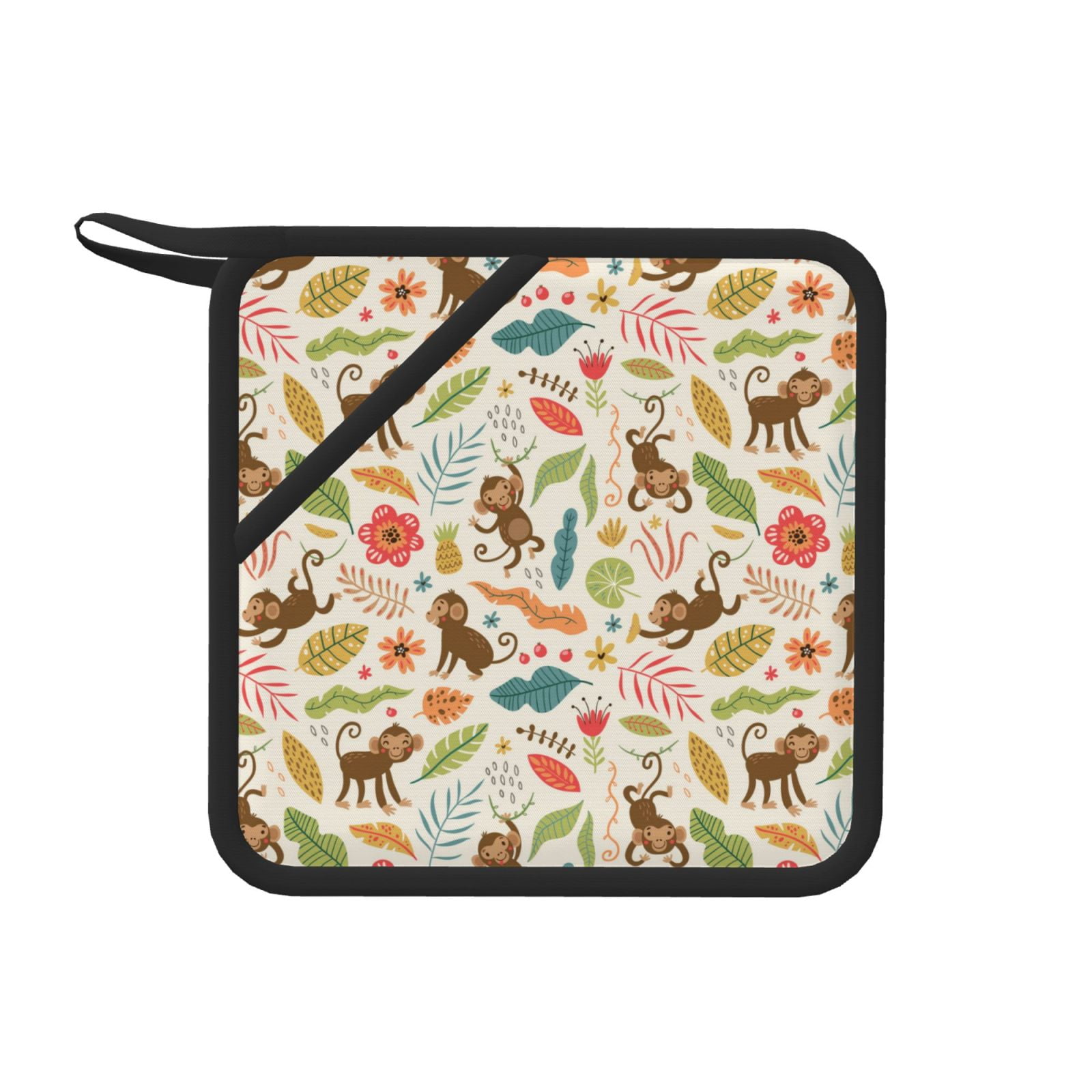 Honeii Monkeys in the Jungle for Silicone Trivets for Hot Pots and Pans ...
