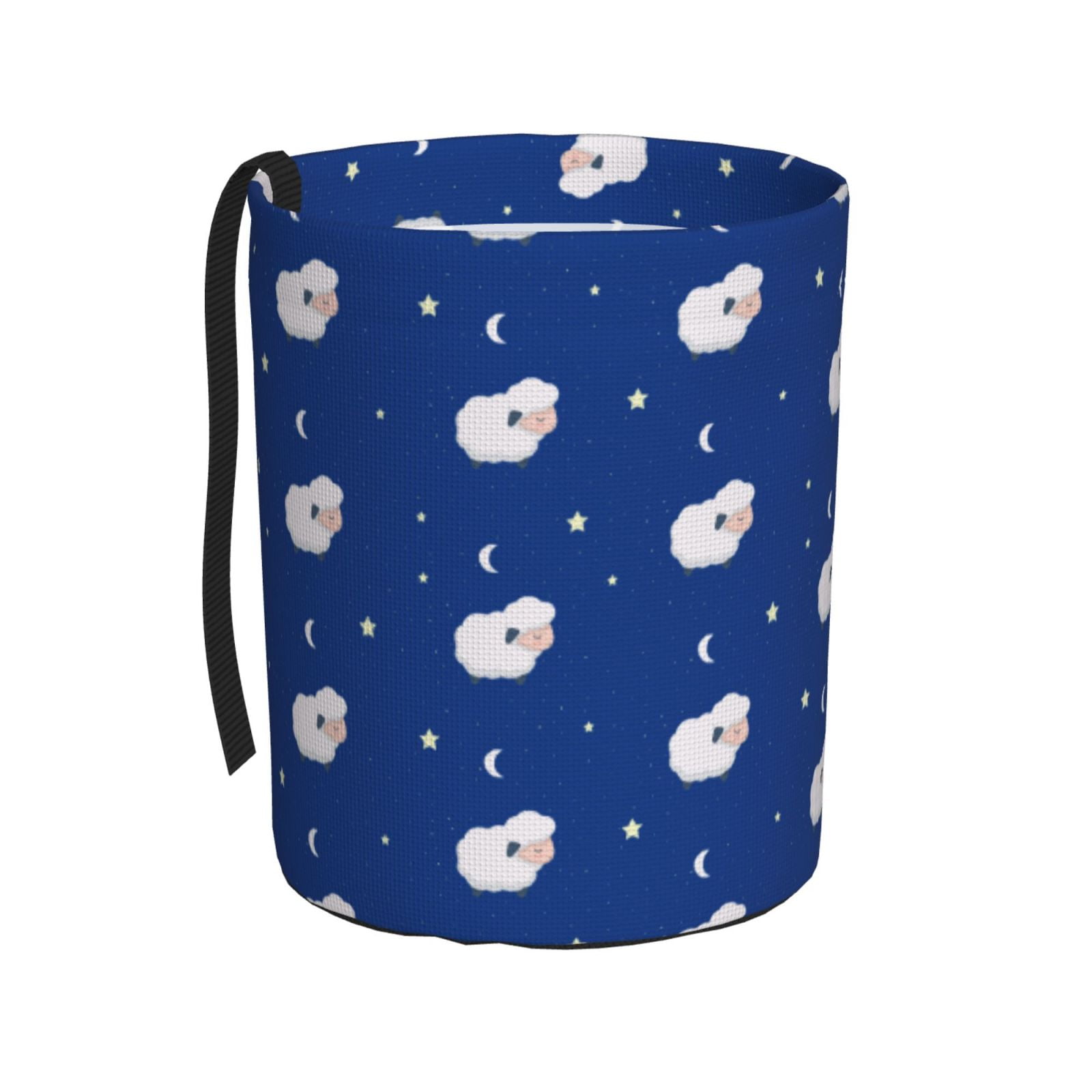 Honeii Moon Lamb Print Waterproof Car Trash Can,Waterproof Portable ...