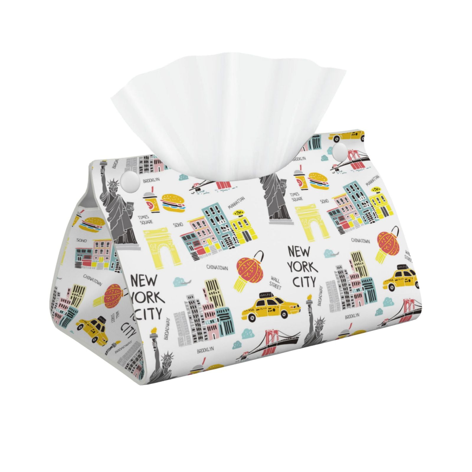 Honeii New York for Tissue Box Cover/Holder - Covers Rectangular Shaped ...