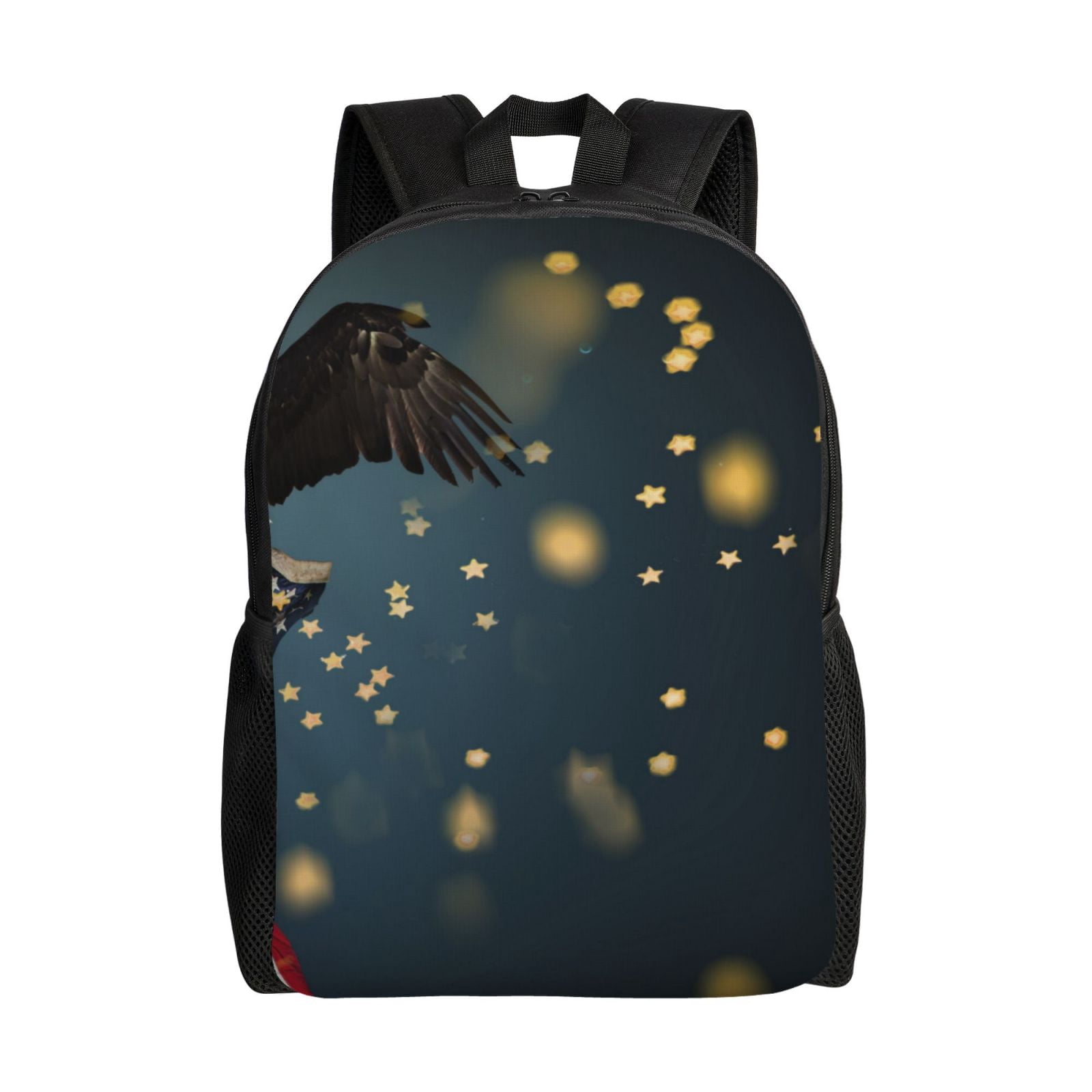 Honeii North American Bald Eagle Print Laptop Backpack for Work ...