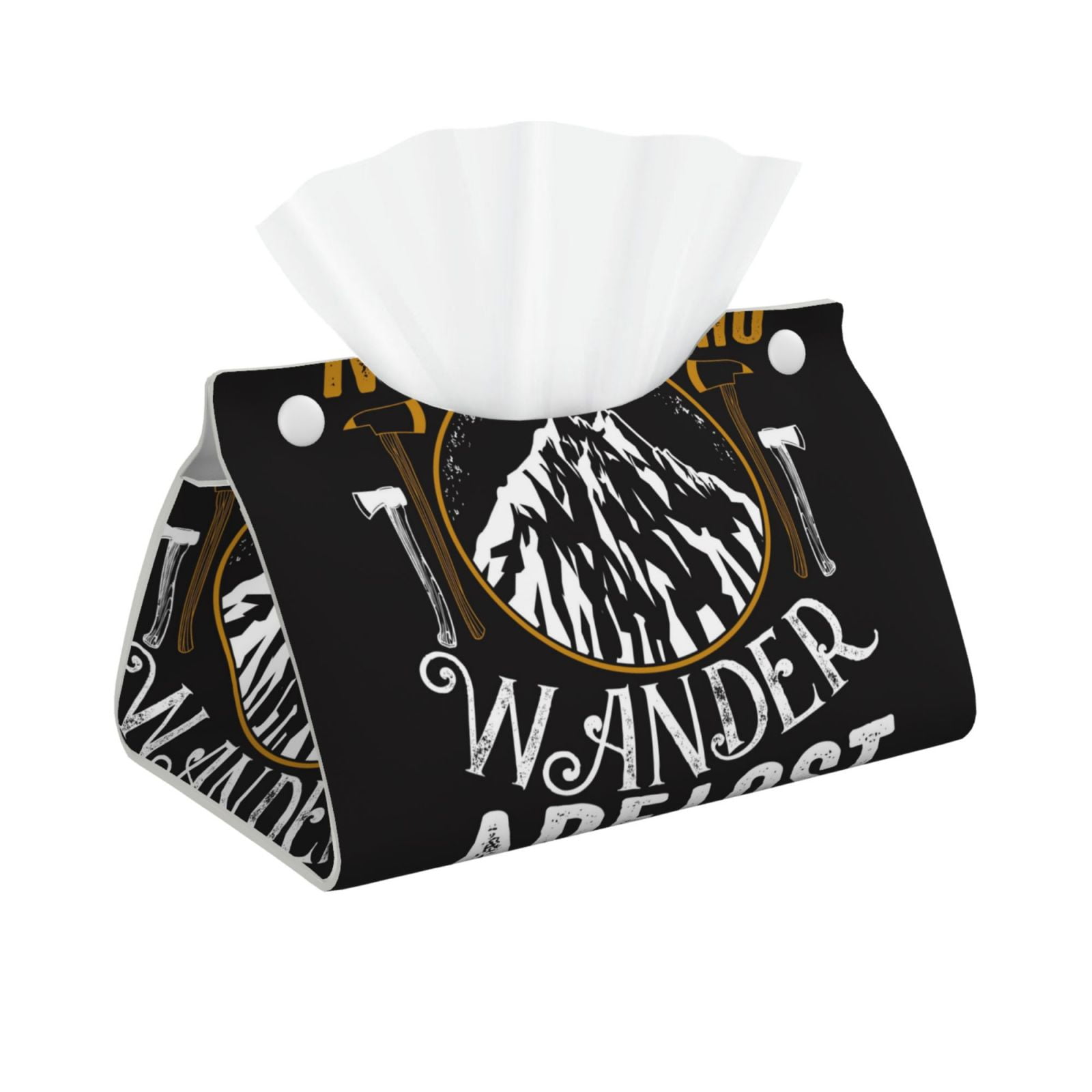 Honeii Not All Those Who Wander Are Lost 1 for Tissue Box Cover/Holder ...