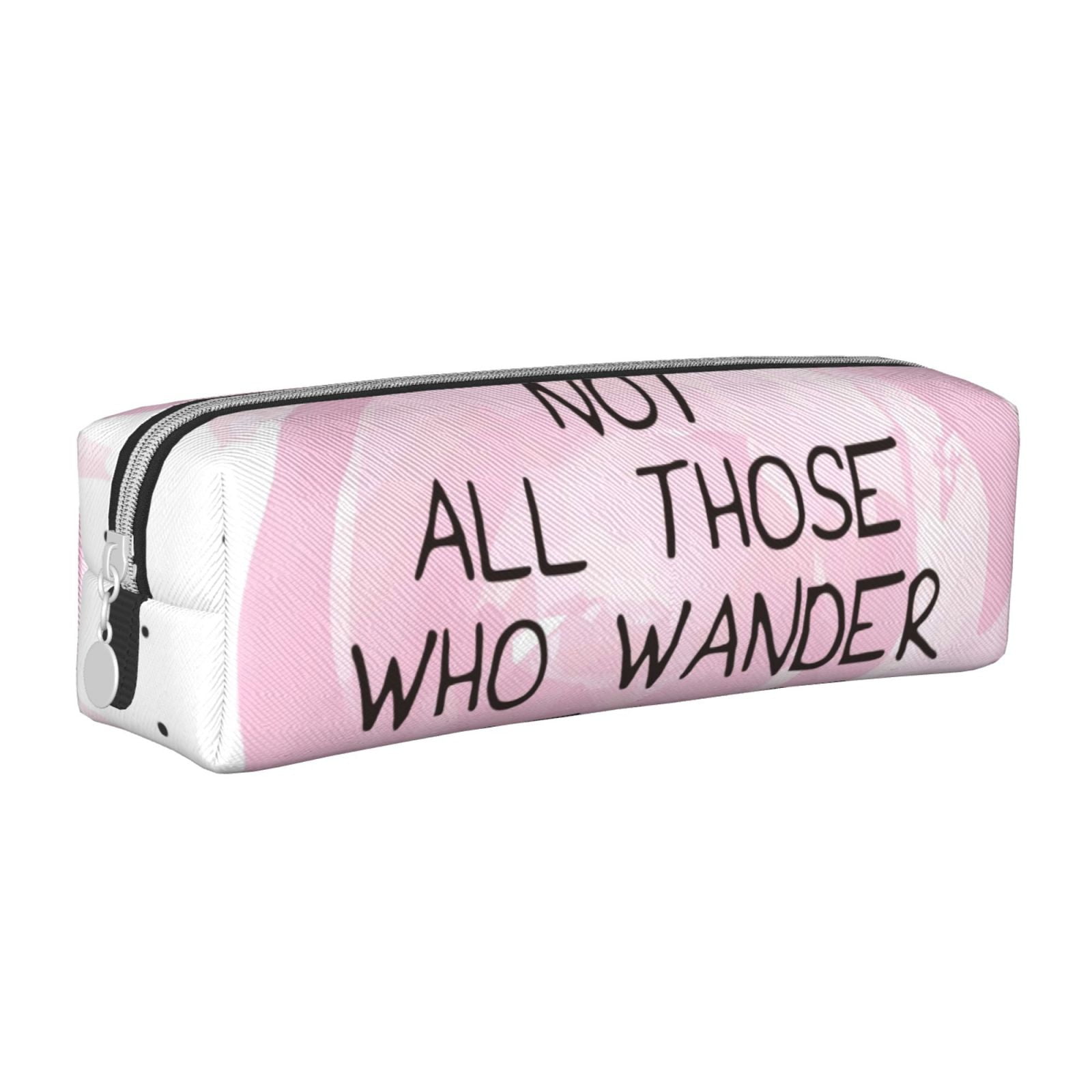Honeii Not All Those Who Wander Are Lost Pattern Pencil Case, Pencil ...