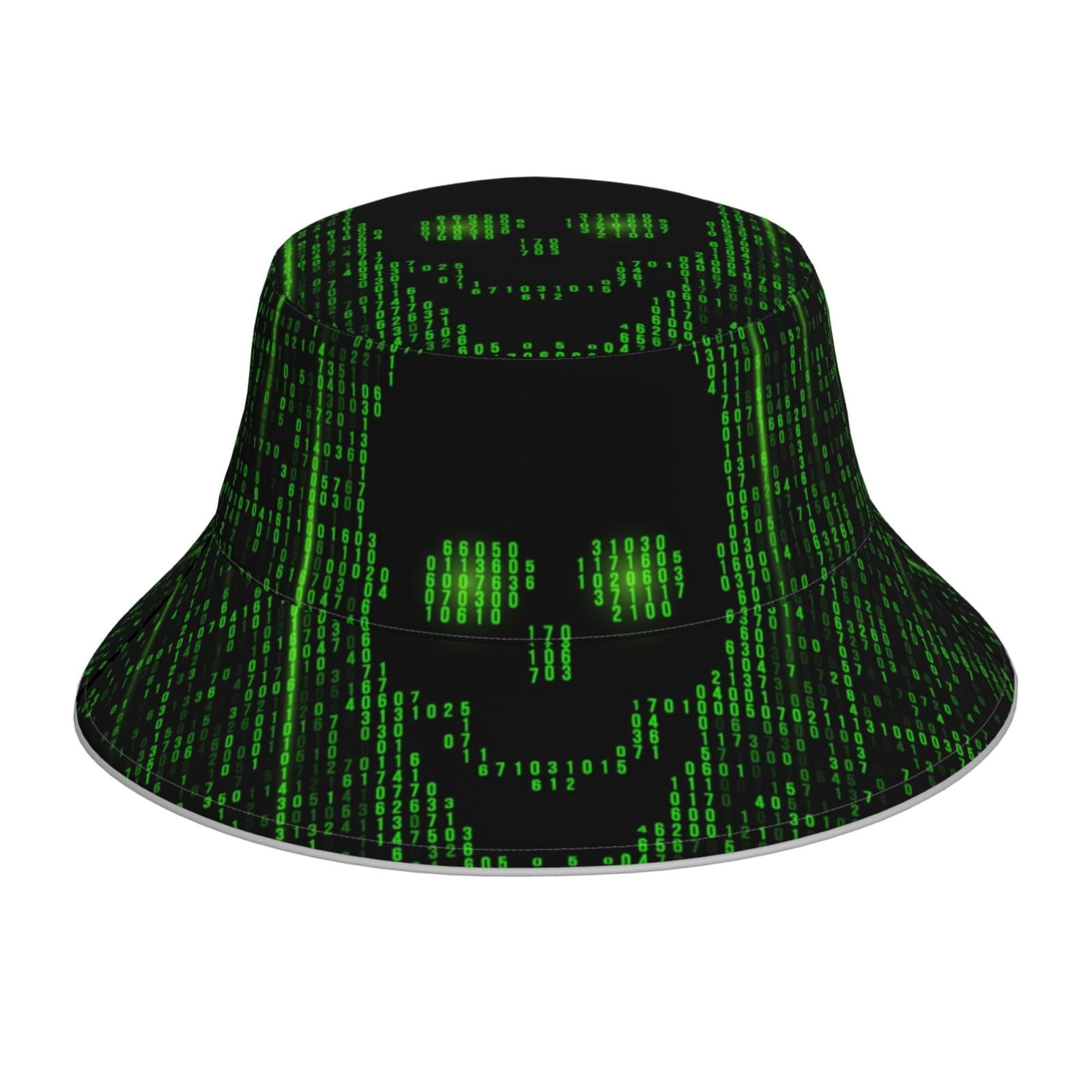 Honeii Numbers Skull for Unisex Bucket Hat Waterproof Rain Hat ...