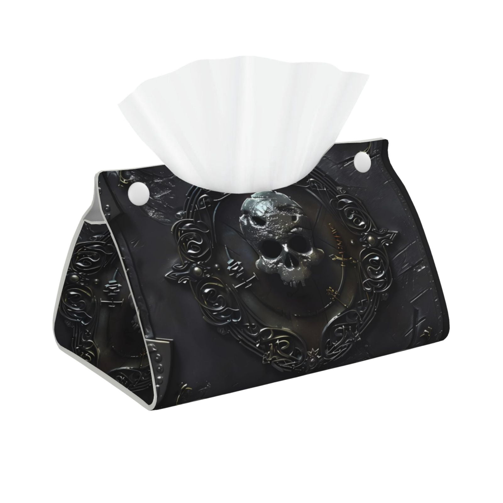 Honeii Ornate Dark Skull Book for Tissue Box Cover/Holder - Covers ...