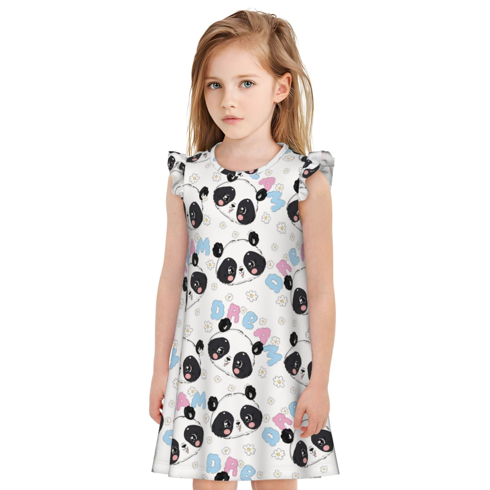 Honeii Panda Bear1 Nightgowns Pajama Dresses - Princess-Inspired Pajama Dresses Perfect for ...