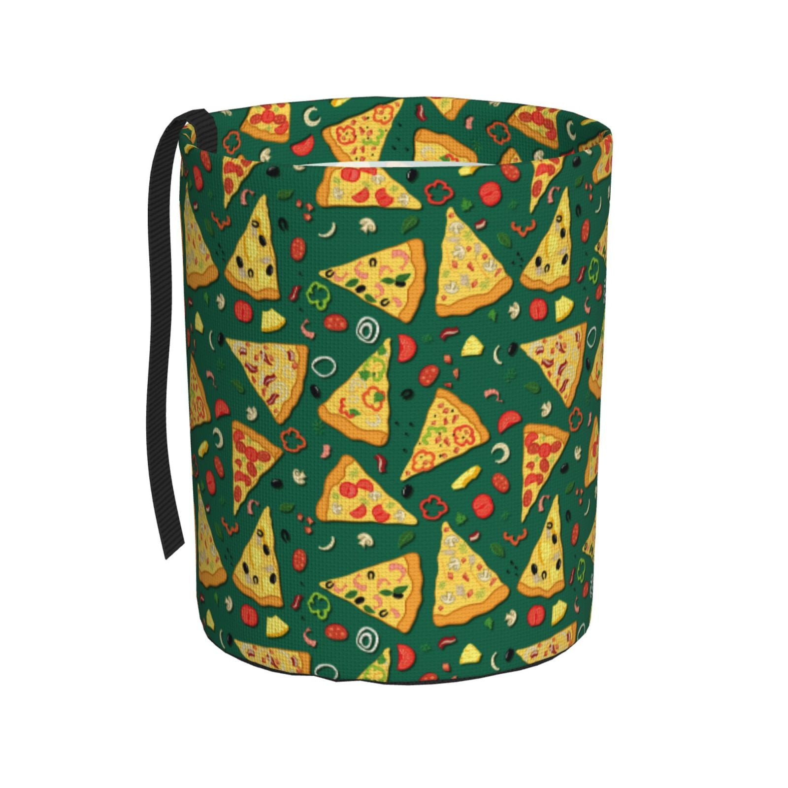 Honeii Pizza Print Waterproof Car Trash Can,Waterproof Portable ...