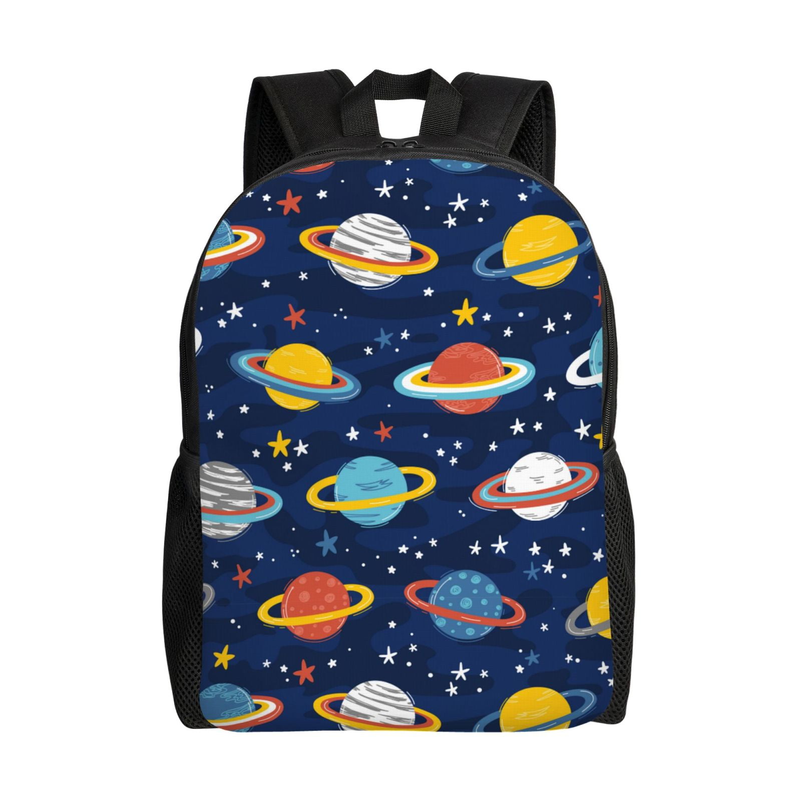 Honeii Planets and Stars Print Laptop Backpack for Work, College ...