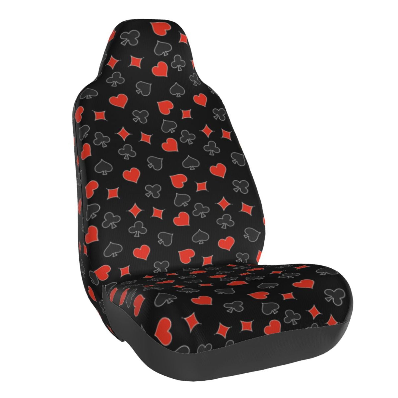 Honeii Poker Creative Symbols Print Car Seat Cover,Car Interior Covers ...