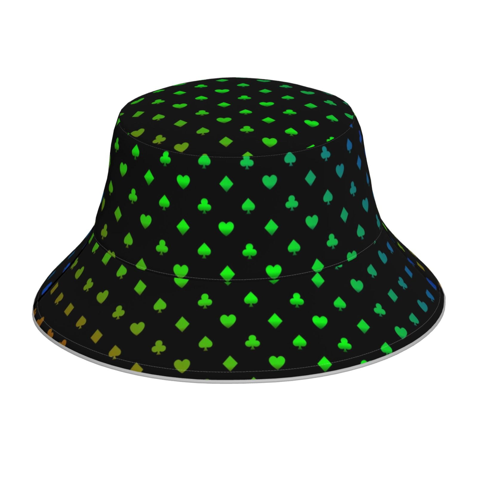 Honeii Poker Shapes for Unisex Bucket Hat Waterproof Rain Hat ...