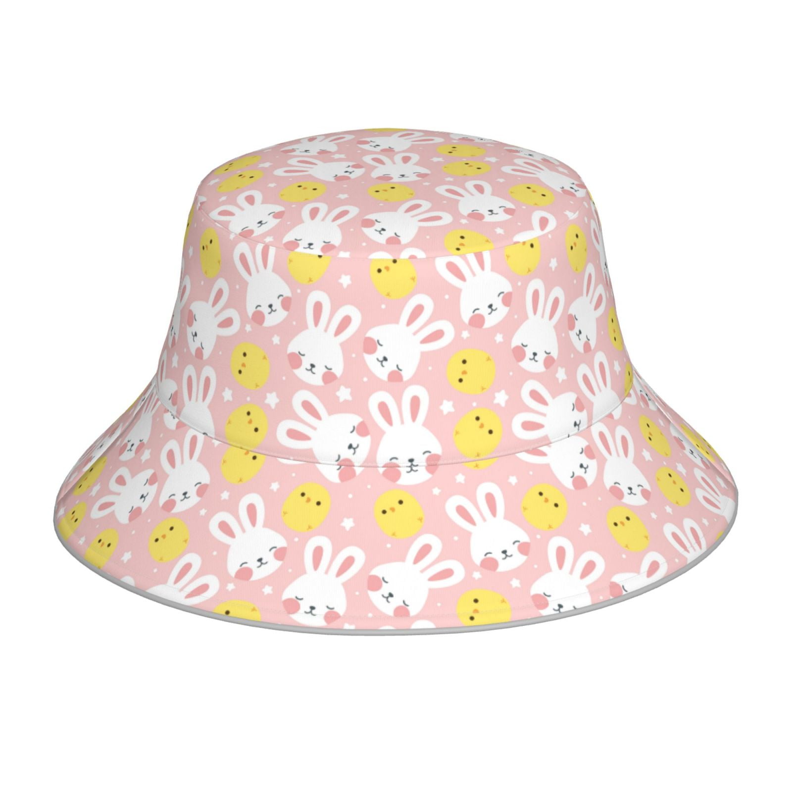 Honeii Rabbit And Chick for Unisex Bucket Hat Waterproof Rain Hat ...