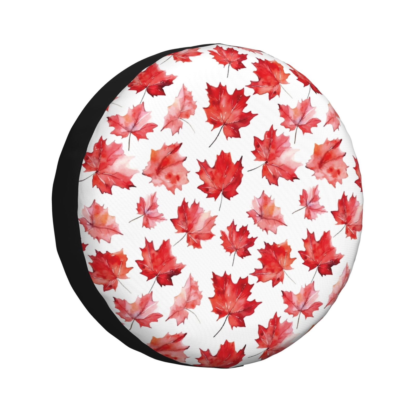 Honeii Realistic Maple Leaf Print Tire Covers, Waterproof Anti-UV Sun ...